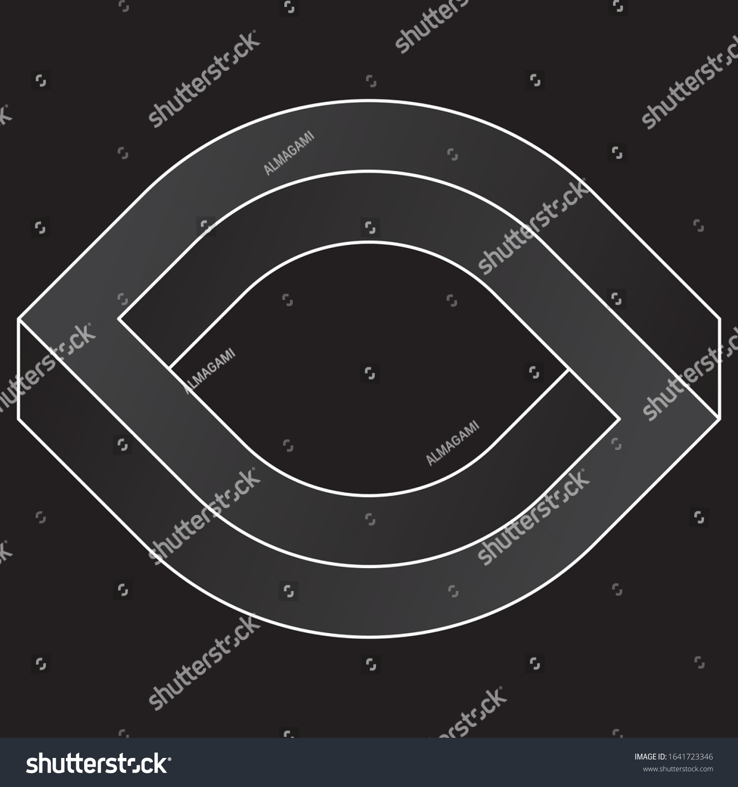Impossible Eye Icon White Vector Optical: เวกเตอร์สต็อก (ปลอดค่า ...