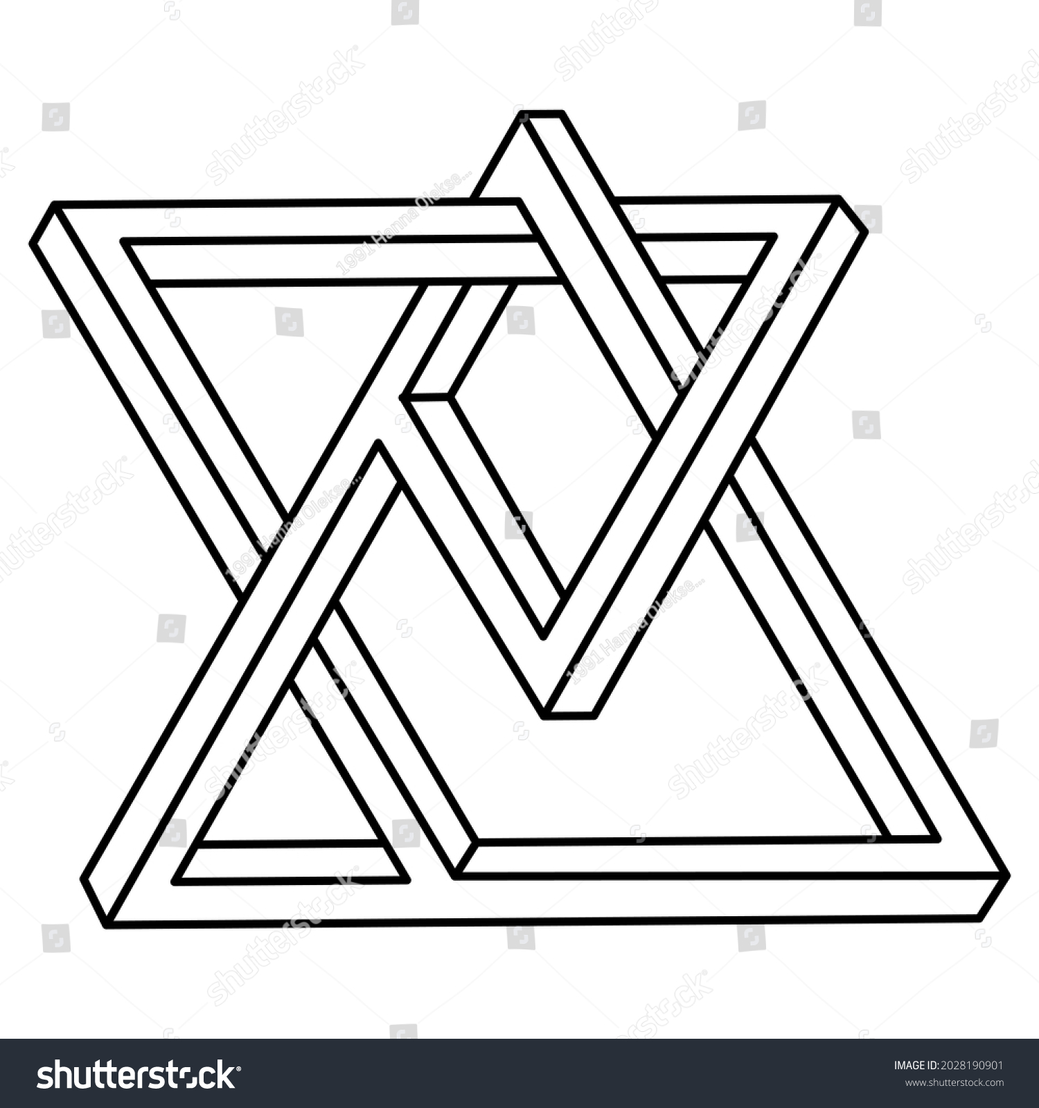 Impossible Shapes Sacred Geometry Web Design Stock Vector (Royalty Free ...