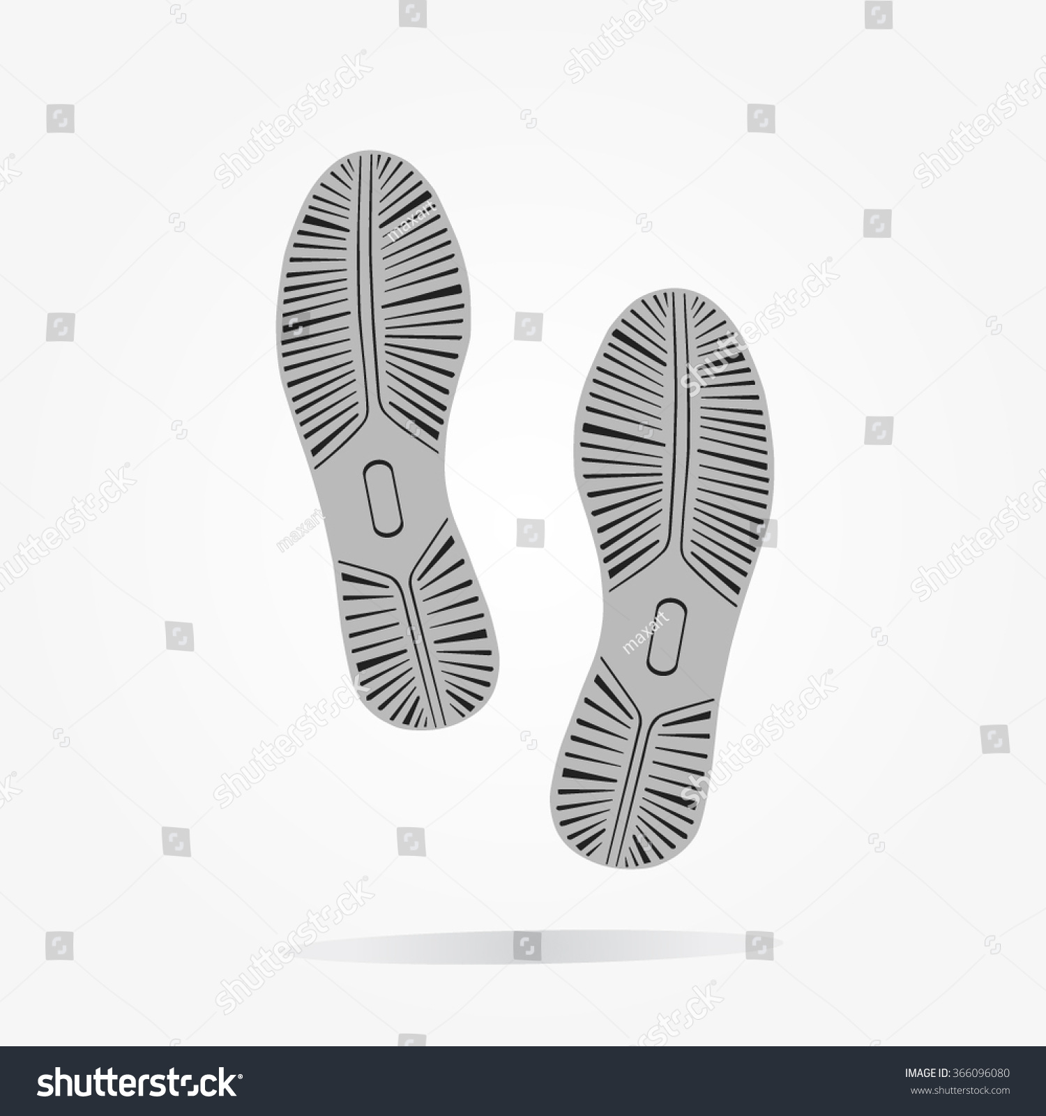 Imprint Soles Shoes Vector Stock Vector (Royalty Free) 366096080 ...