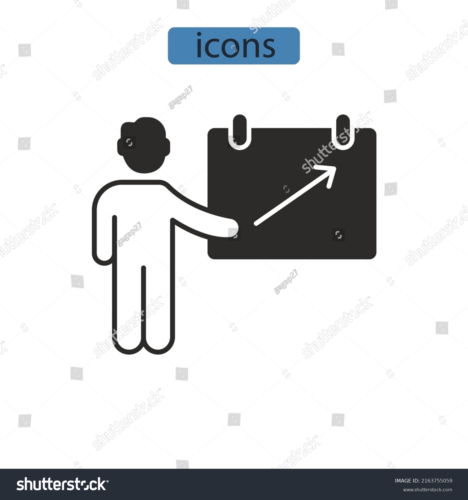 Improvement Icons Symbol Vector Elements Infographic Stock Vector ...