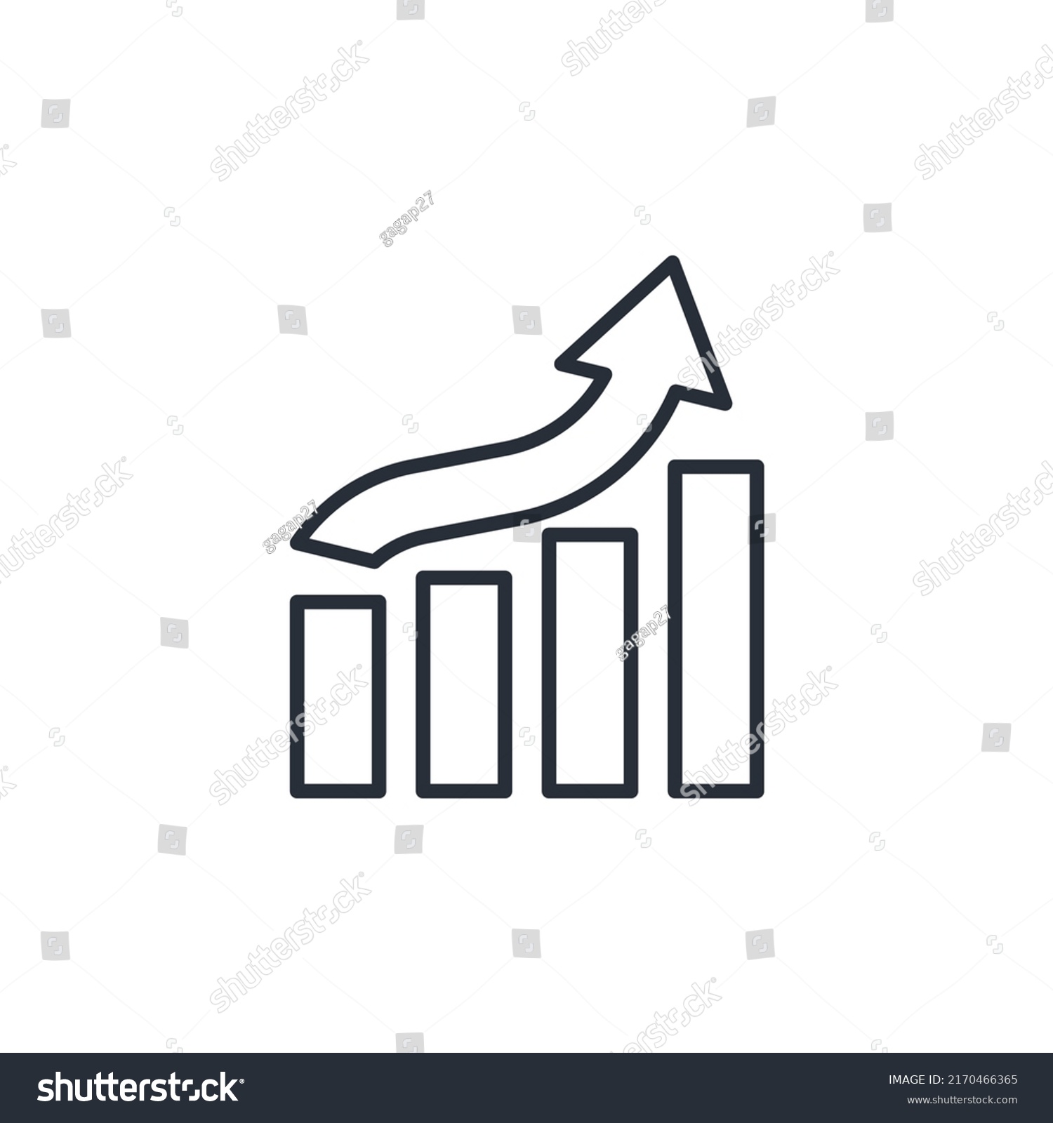 Improvement Icons Symbol Vector Elements Infographic Stock Vector ...