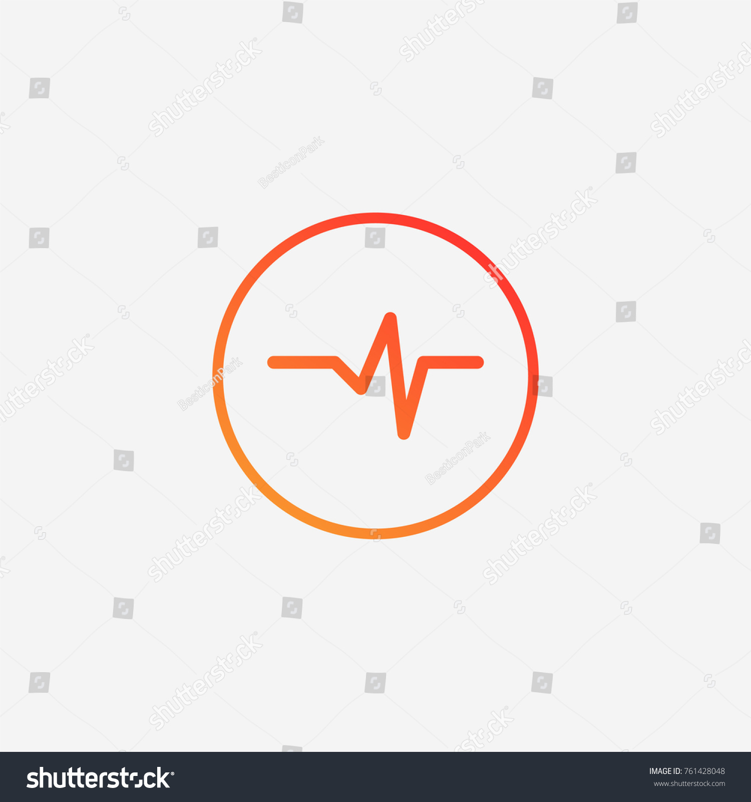 Impulse Icongradient Illustration Isolated Vector Sign Stock Vector ...