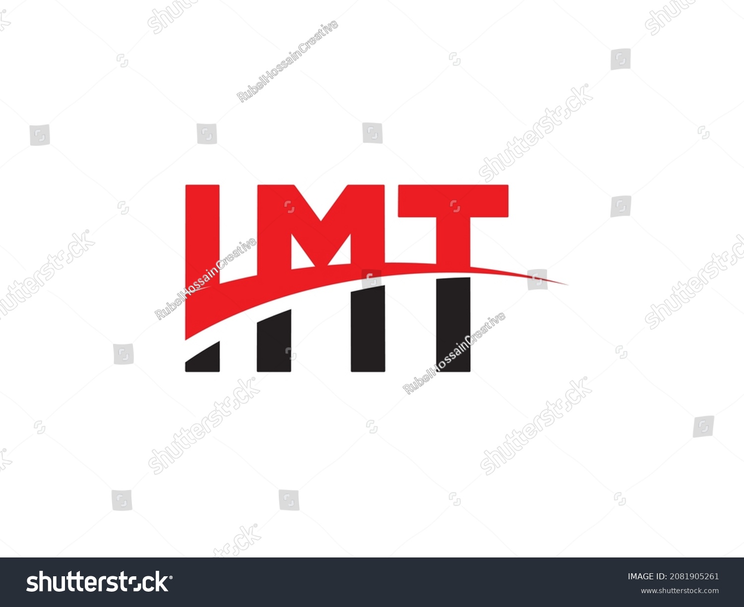 Imt Letter Initial Logo Design Vector Stock Vector (Royalty Free ...