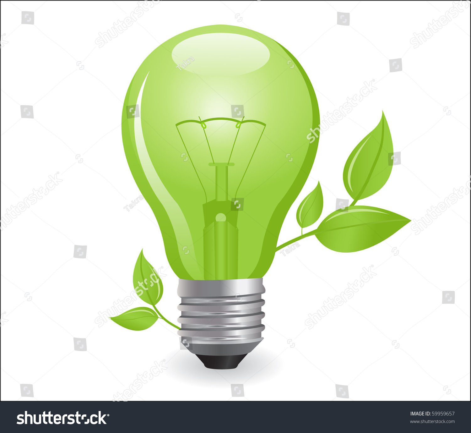Incandescent Electric Lamp Vector Format: vetor stock (livre de ...