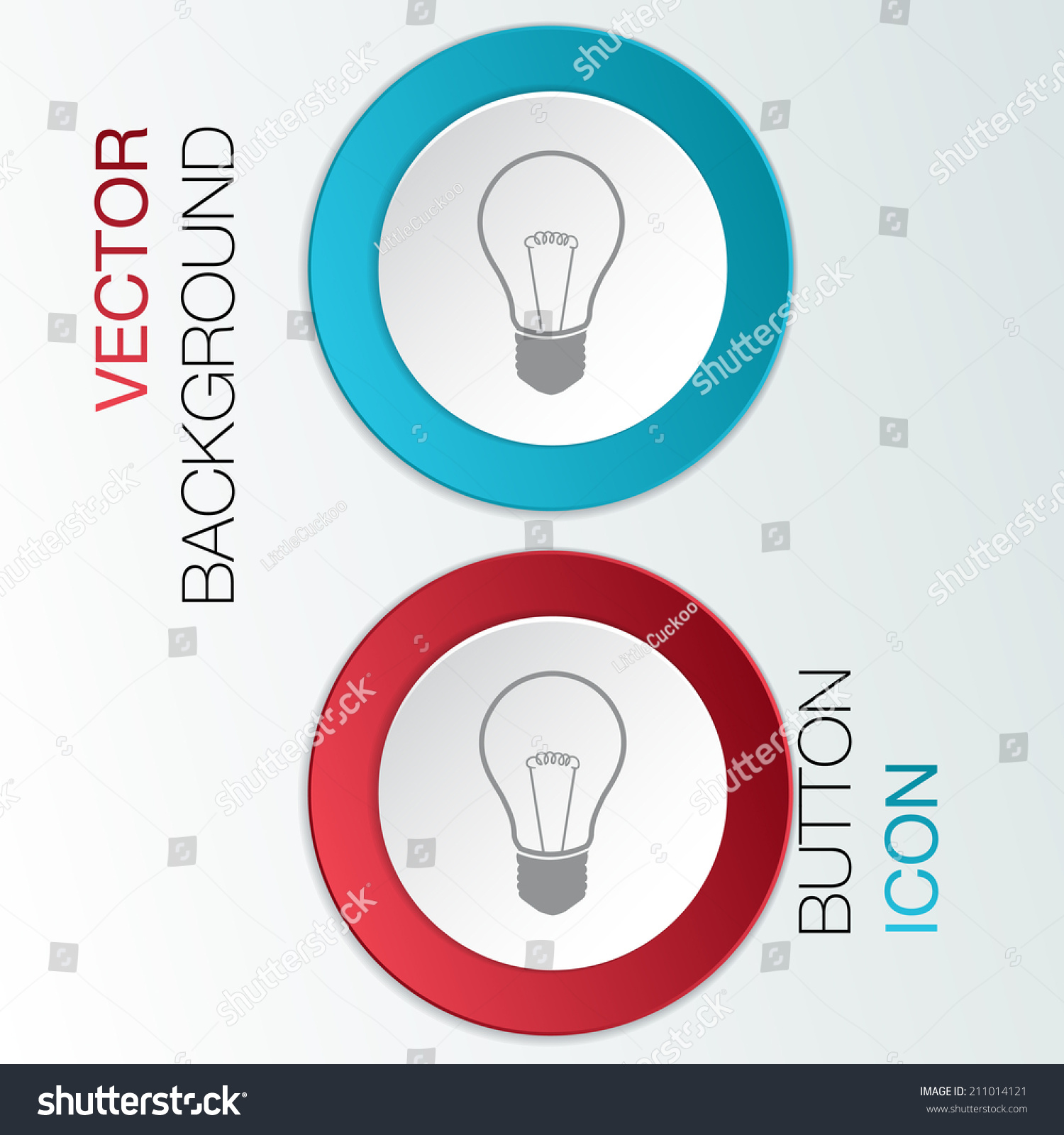 Incandescent Lamp Light Bulb Stock Vector (Royalty Free) 211014121