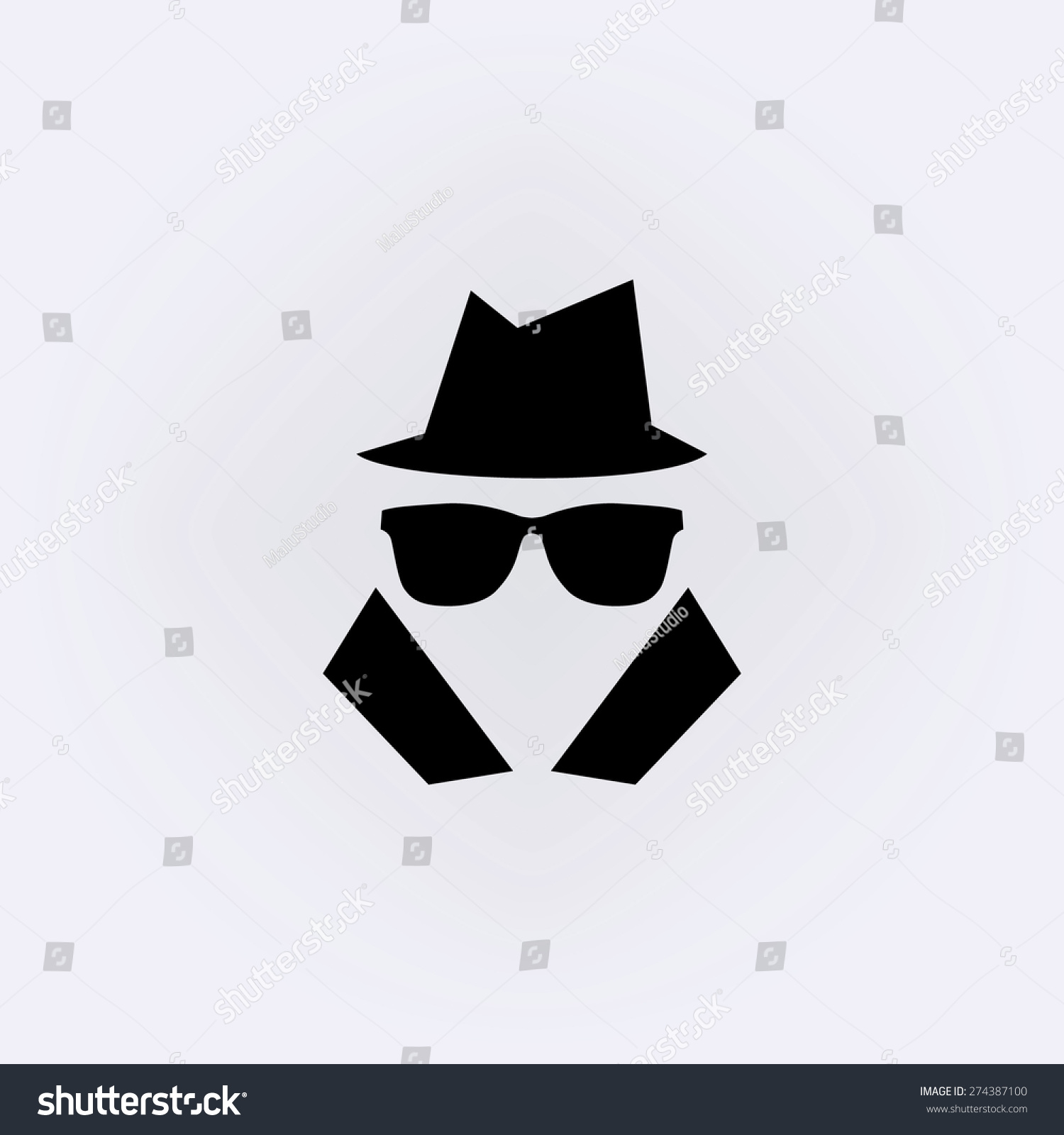 Incognito Icon Stock Vector Illustratie 274387100 : Shutterstock