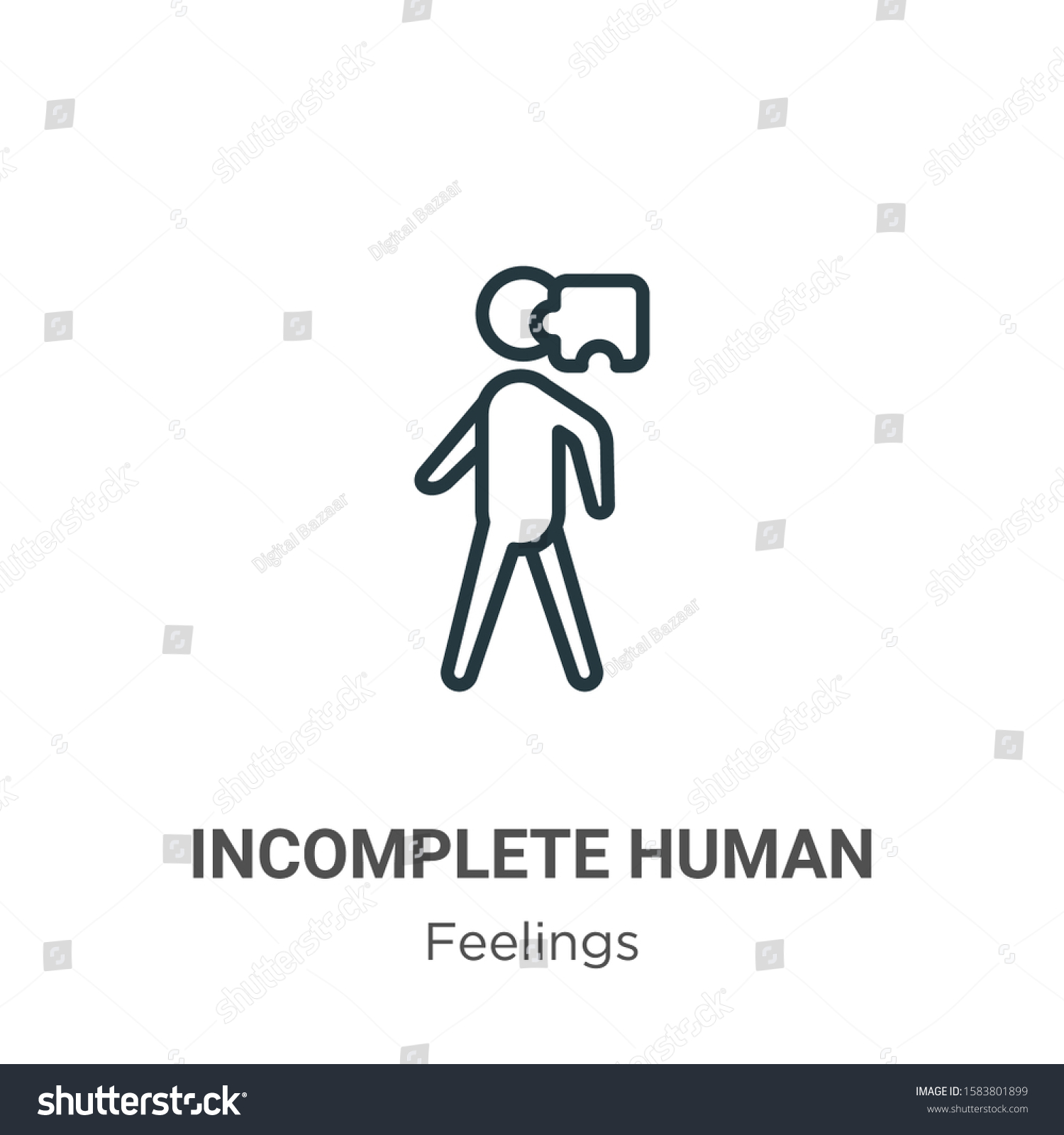 Incomplete Human Outline Vector Icon Thin Stock Vector (Royalty Free ... Incomplete Human Outline Vector Icon Thin Stock Vector (Royalty Free ...
