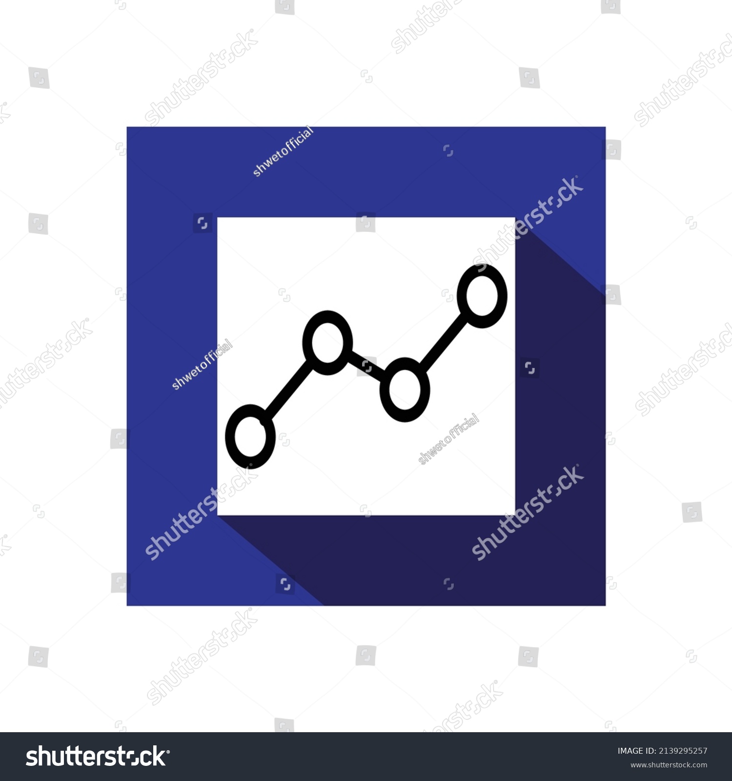 Increment Graph Icon Business Chart Icon Stock Vector (Royalty Free ...
