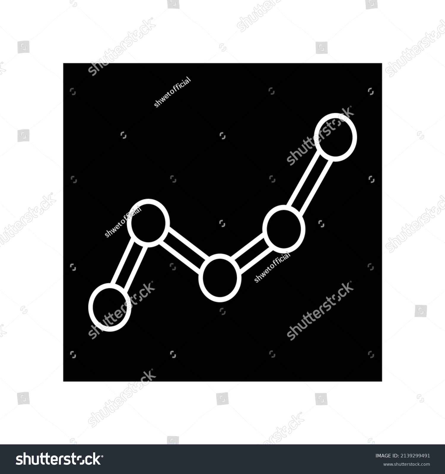 Increment Graph Icon Business Chart Icon Stock Vector (Royalty Free ...