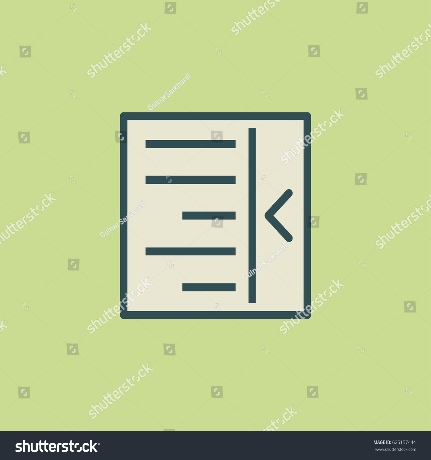 Indent Icon Stock Vector (Royalty Free) 625157444 | Shutterstock