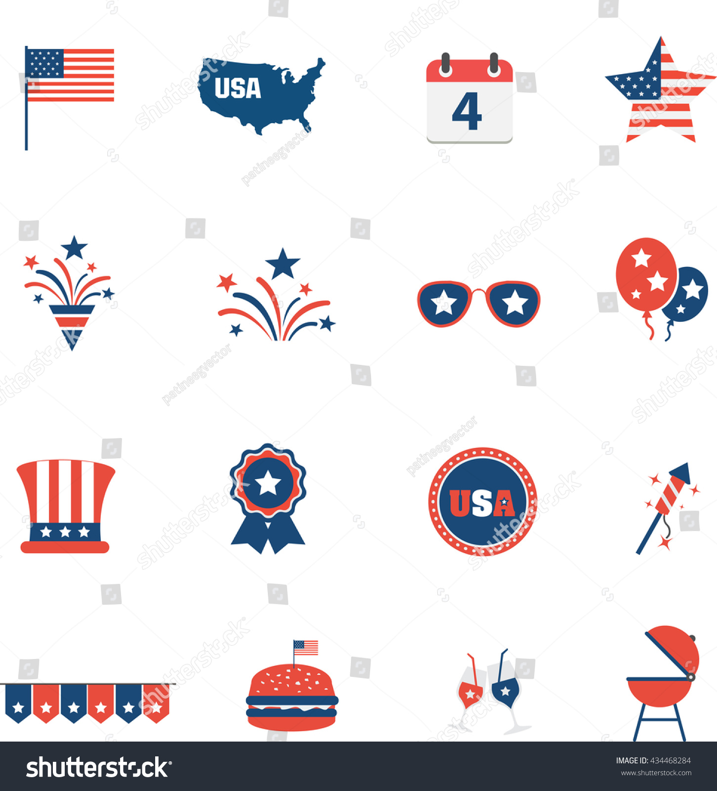 30.322 imagens de 4th of july icons Imagens, fotos stock e vetores ...