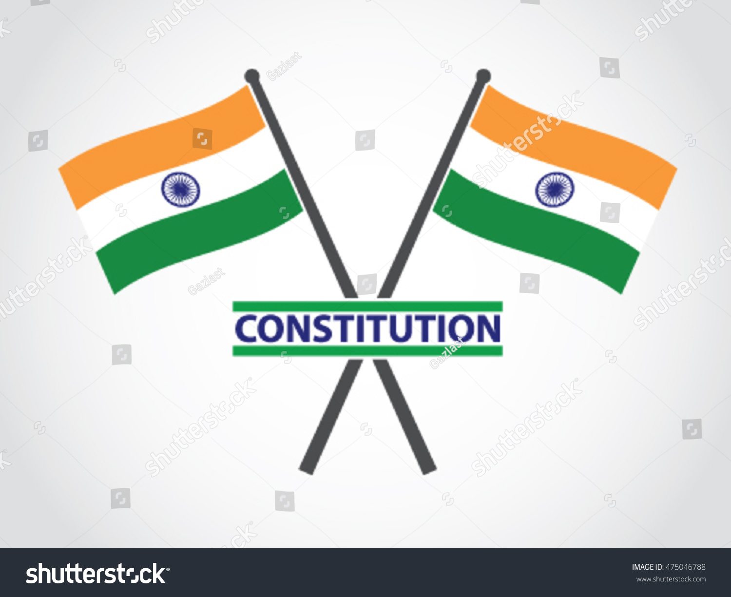 India Emblem Constitution Stock Vector (Royalty Free) 475046788