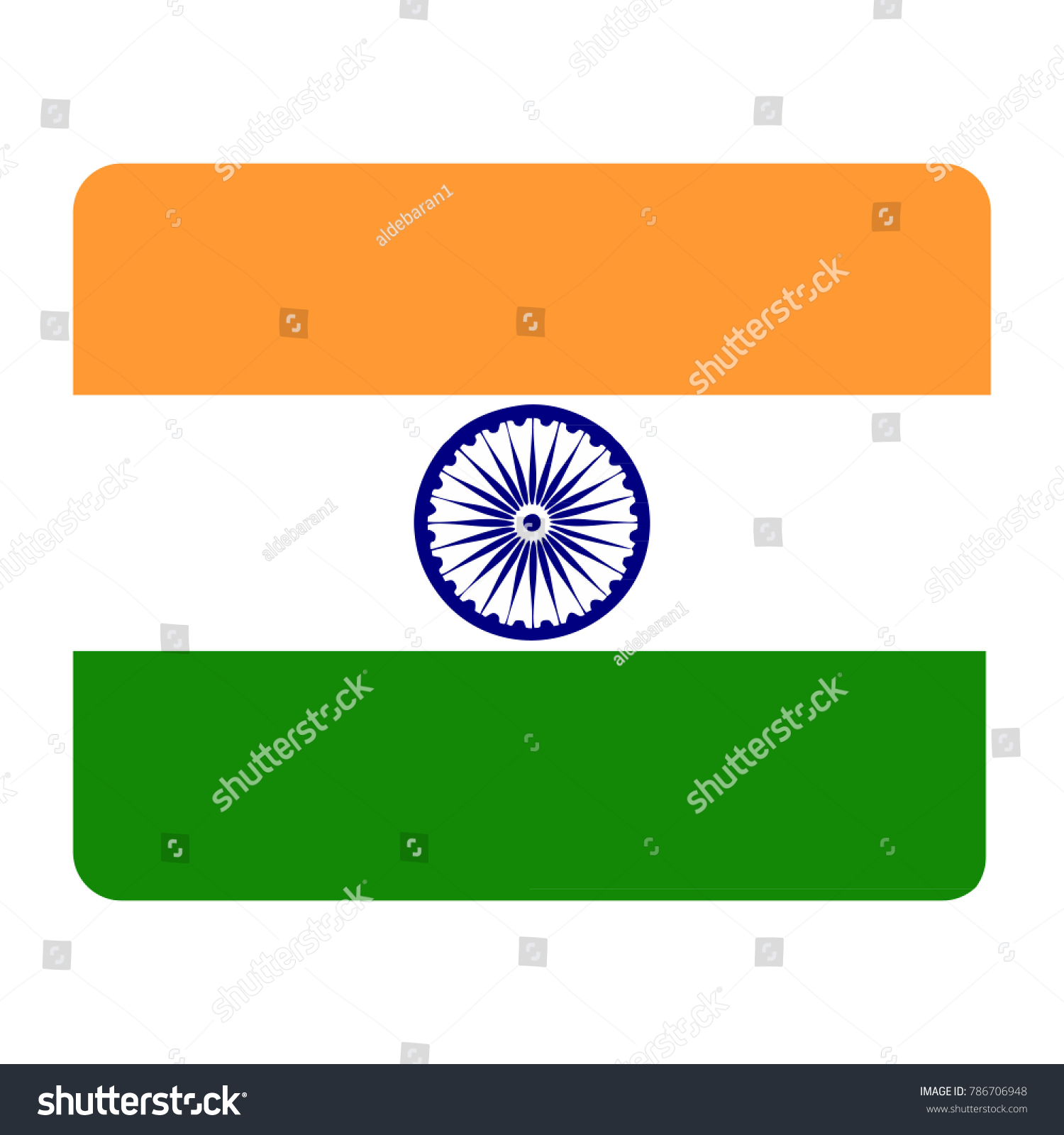 India Flag Symbol: เวกเตอร์สต็อก (ปลอดค่าลิขสิทธิ์) 786706948 ...