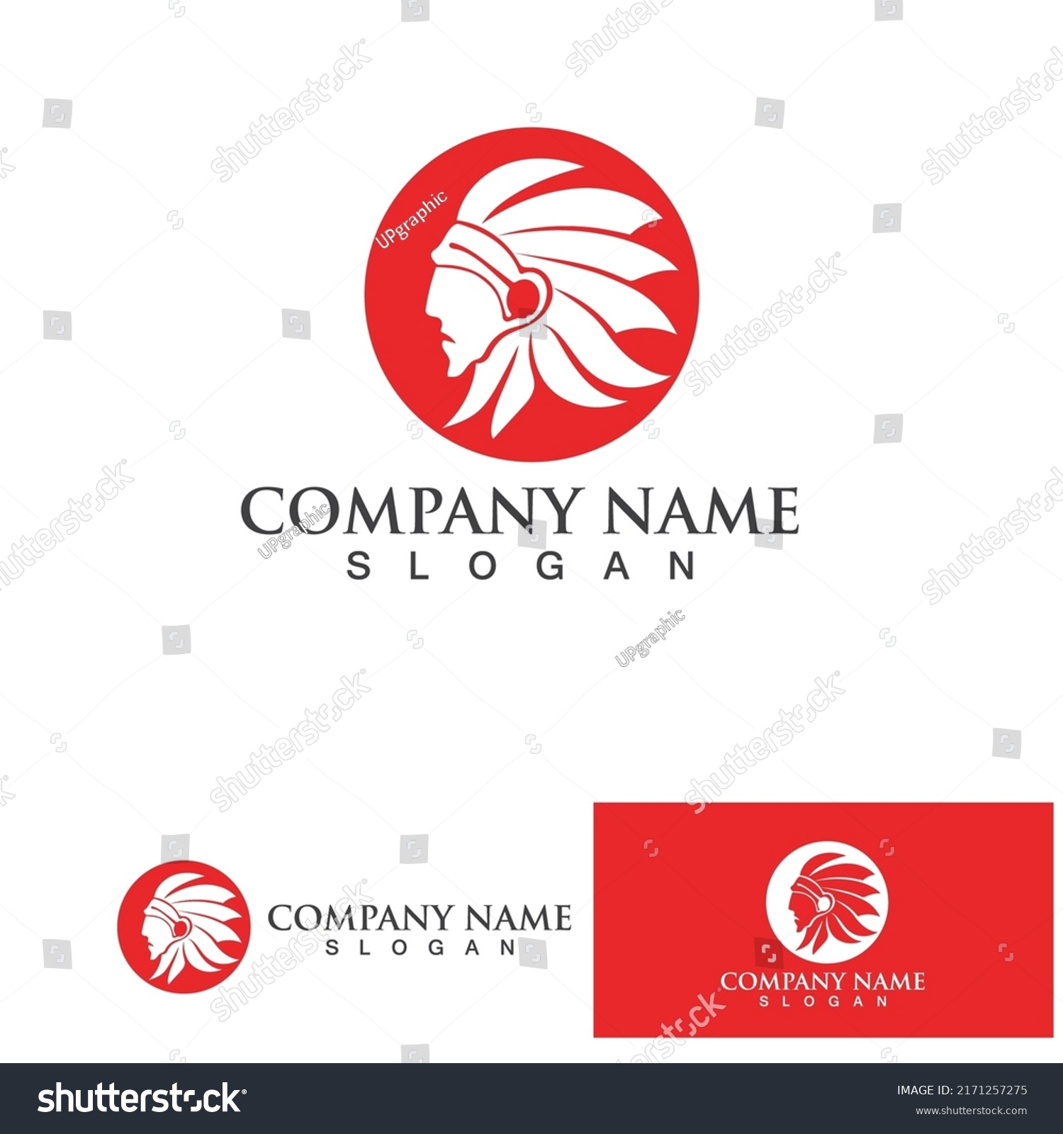 Indian Apache Chief Mascot Logo Stock Vector (Royalty Free) 2171257275 ...