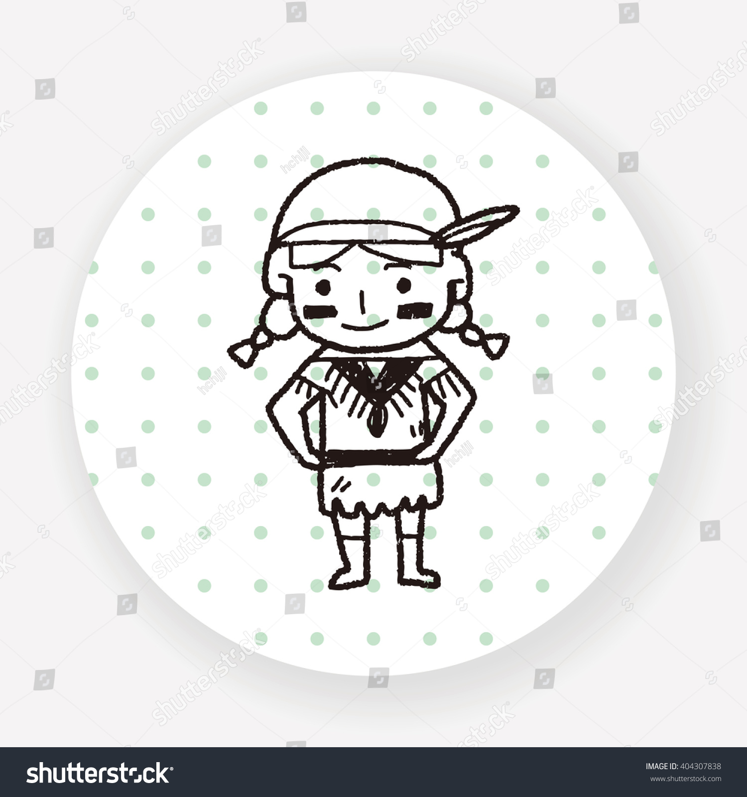 Indian Doodle Stock Vector (Royalty Free) 404307838 | Shutterstock