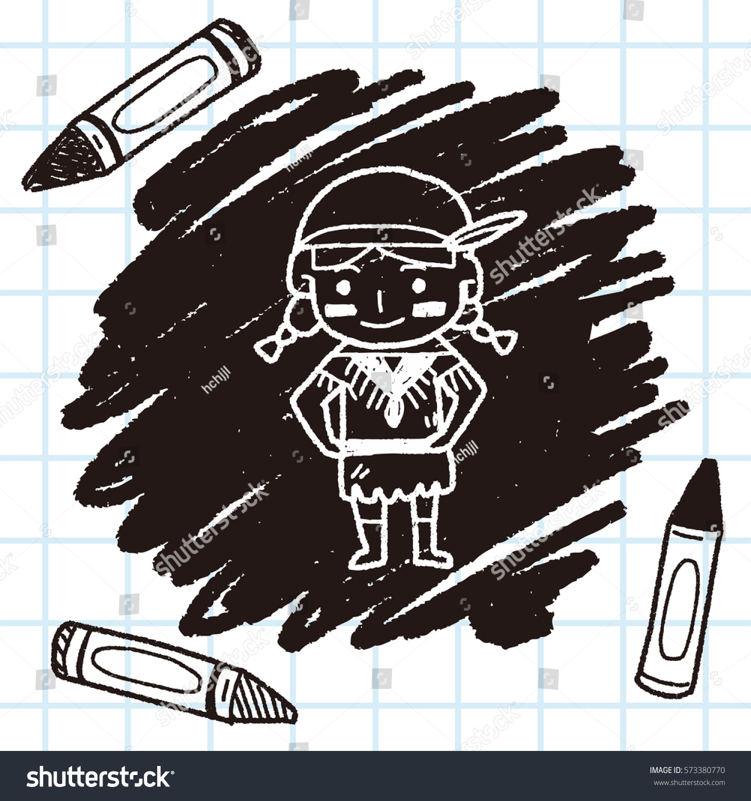 Indian Doodle Stock Vector (Royalty Free) 573380770 | Shutterstock