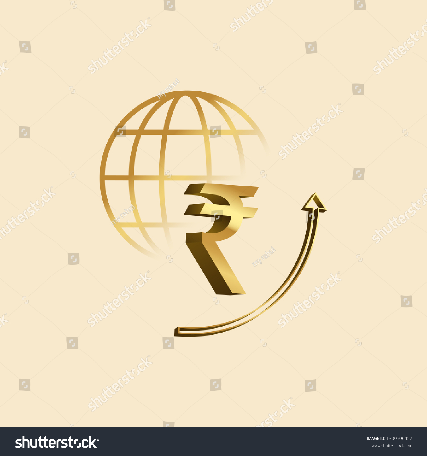 Indian Finance Vector Stock Vector (Royalty Free) 1300506457 | Shutterstock