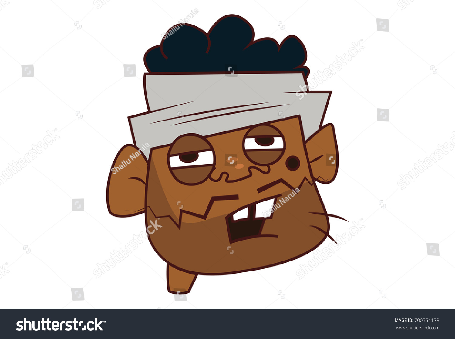 Indian Labourer Vector Illustration Isolated On: เวกเตอร์สต็อก (ปลอดค่า ...