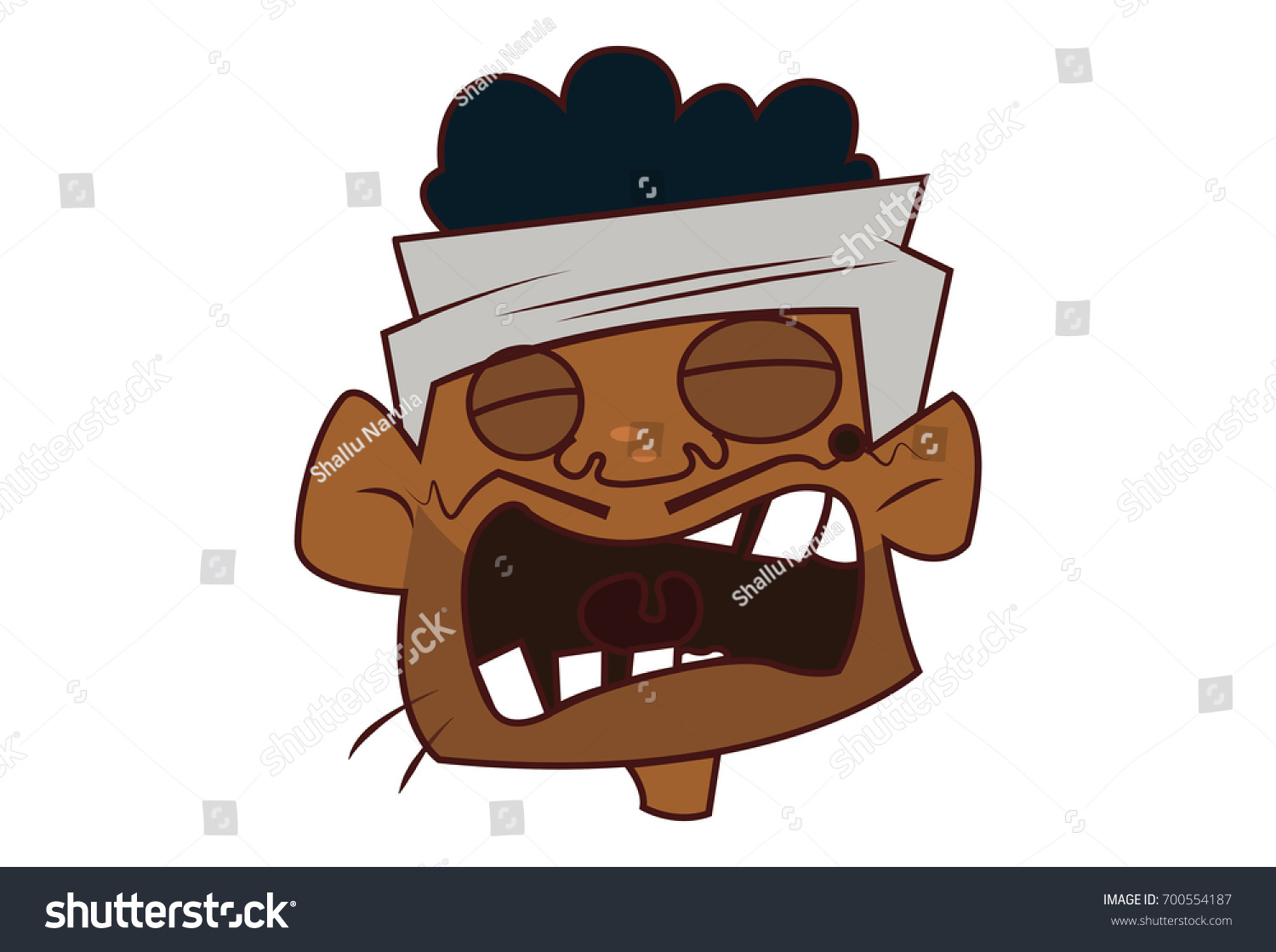 Indian Labourer Vector Illustration Isolated On: เวกเตอร์สต็อก (ปลอดค่า ...