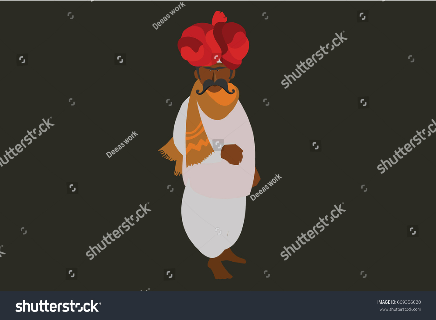 Indian Man Character Stock Vector (Royalty Free) 669356020 | Shutterstock