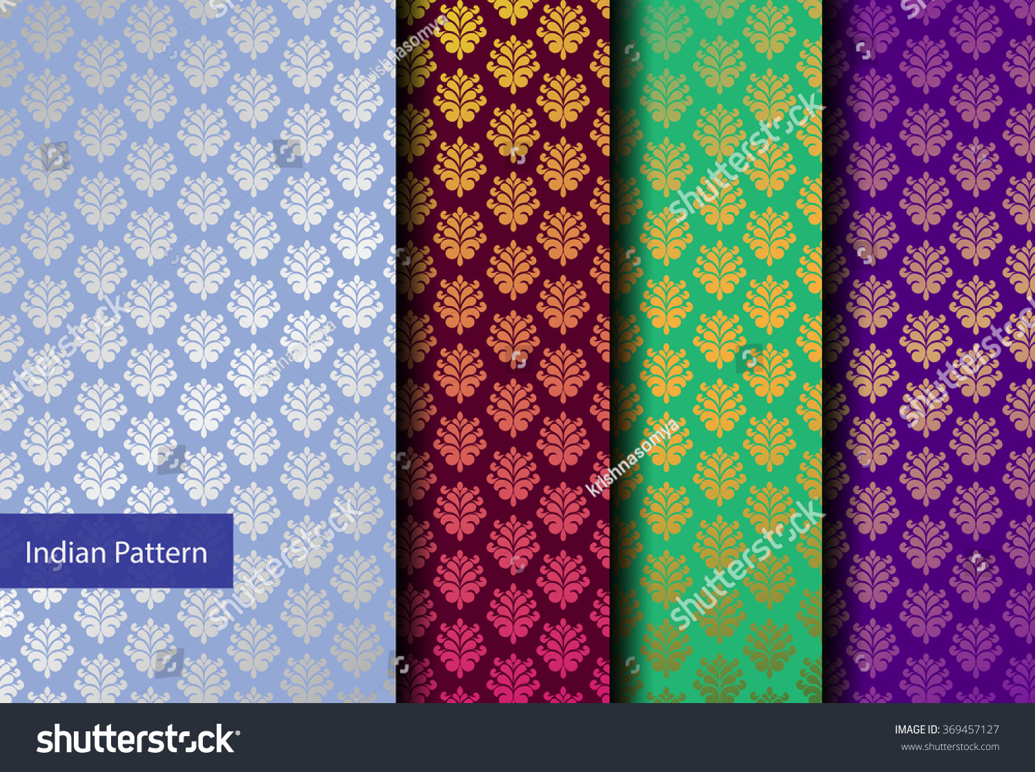 Indian Pattern Detailed Easily Editable Stock Vector (Royalty Free ...