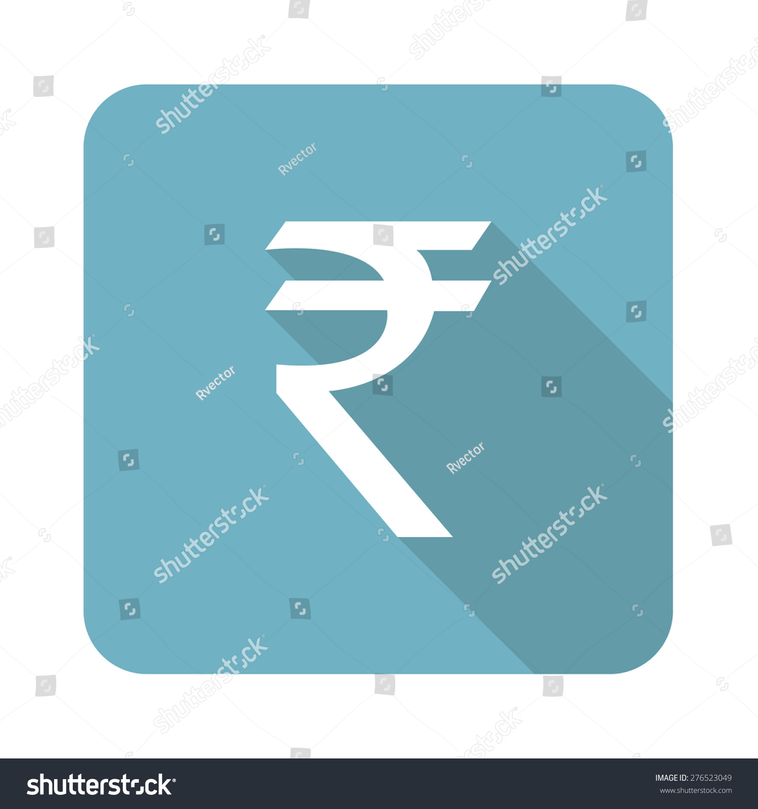Indian Rupee Icon Stock Vector (Royalty Free) 276523049