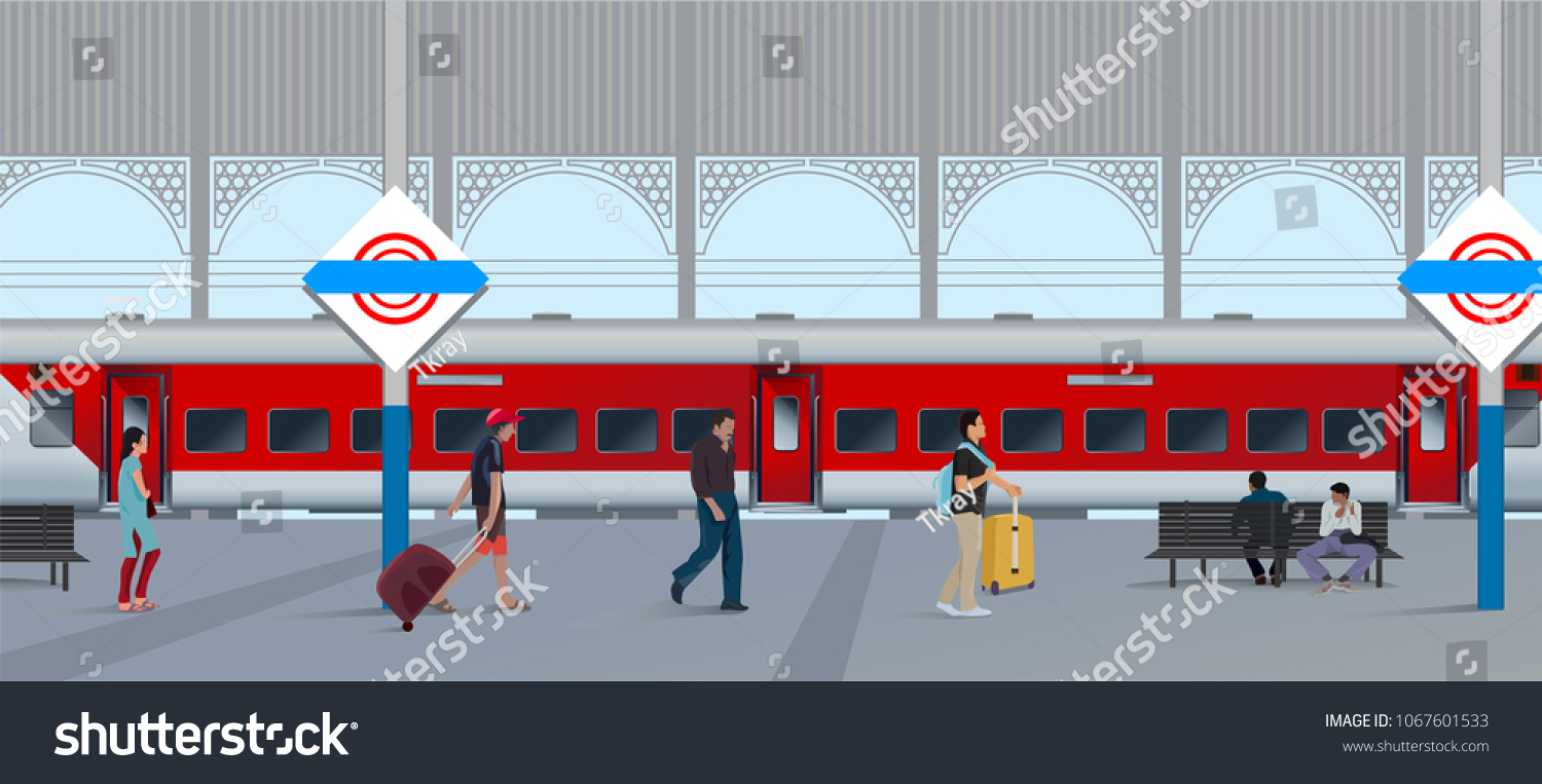 218,106 People on railway station Images, Stock Photos & Vectors ...