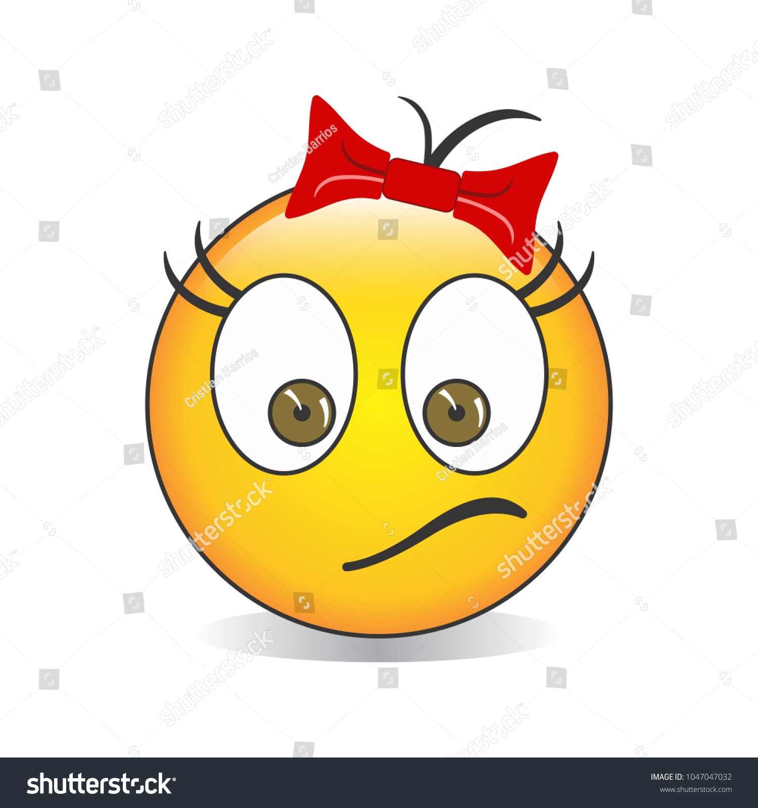Indignant Isolated Emoji Vector: vector de stock (libre de regalías ...