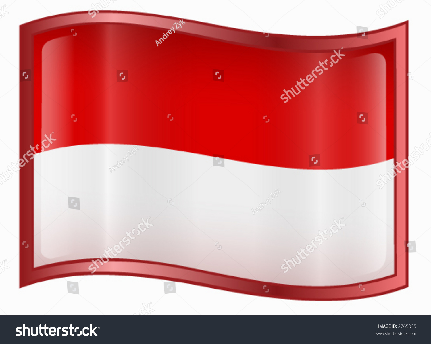 Indonesia Flag Icon Stock Vector (Royalty Free) 2765035 | Shutterstock