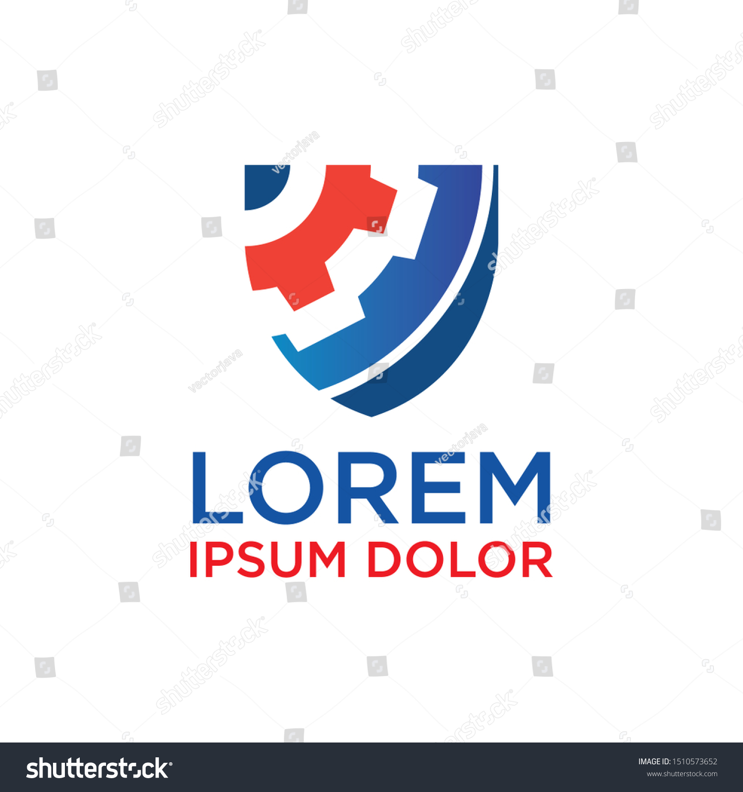 Industrial Logo Vector Design Template Vector Stock Vector (Royalty ...