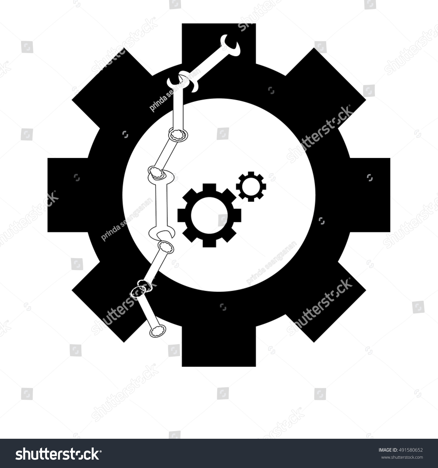 Industrial Vector Logo Design Concept Stock Vector (Royalty Free) 491580652