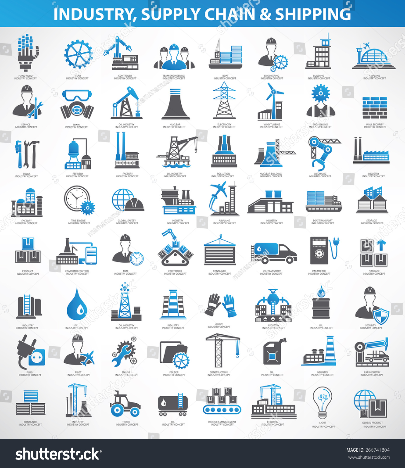297,348 Industry icons blue Images, Stock Photos & Vectors | Shutterstock