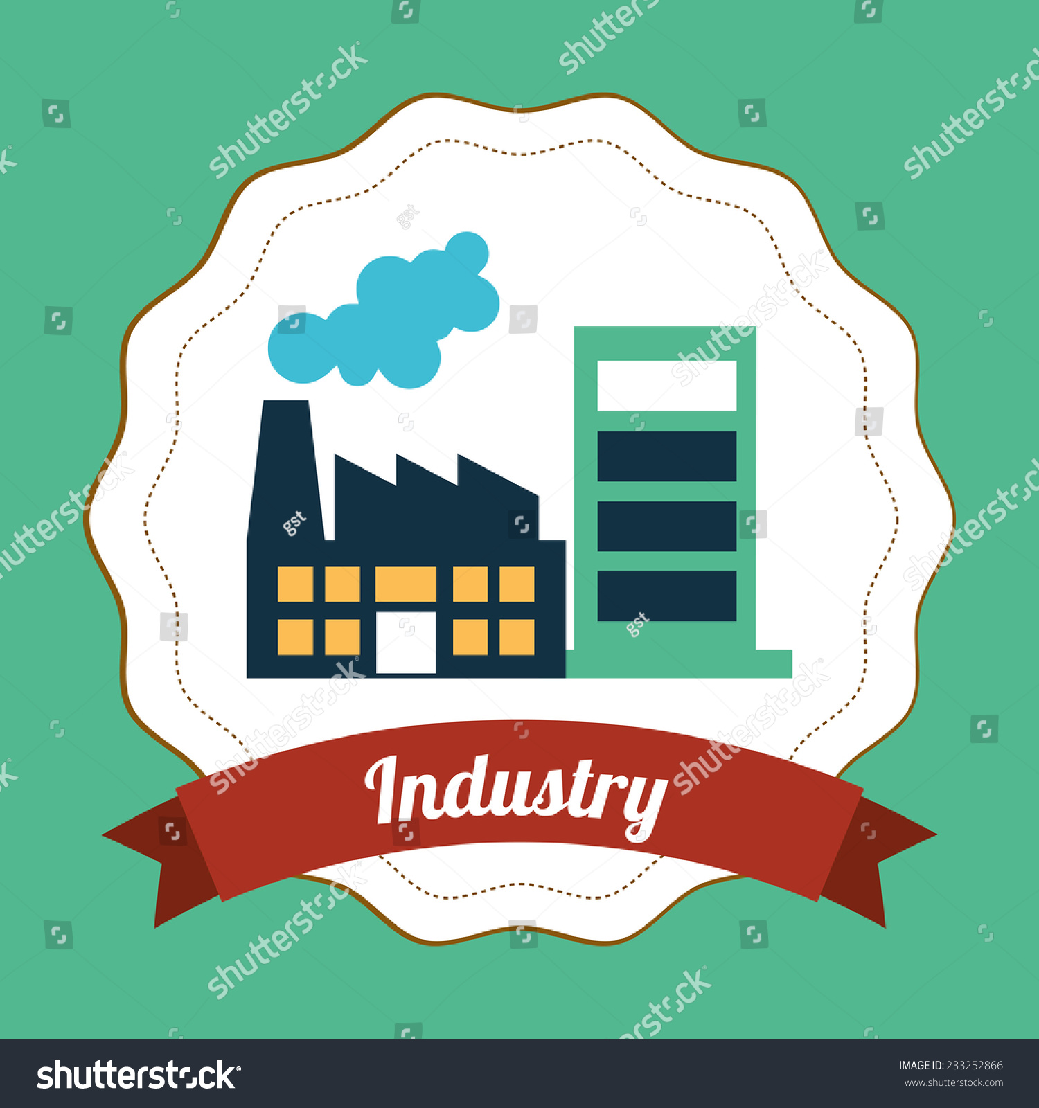 Industry Design Vector Illustration Stock Vector (Royalty Free ...