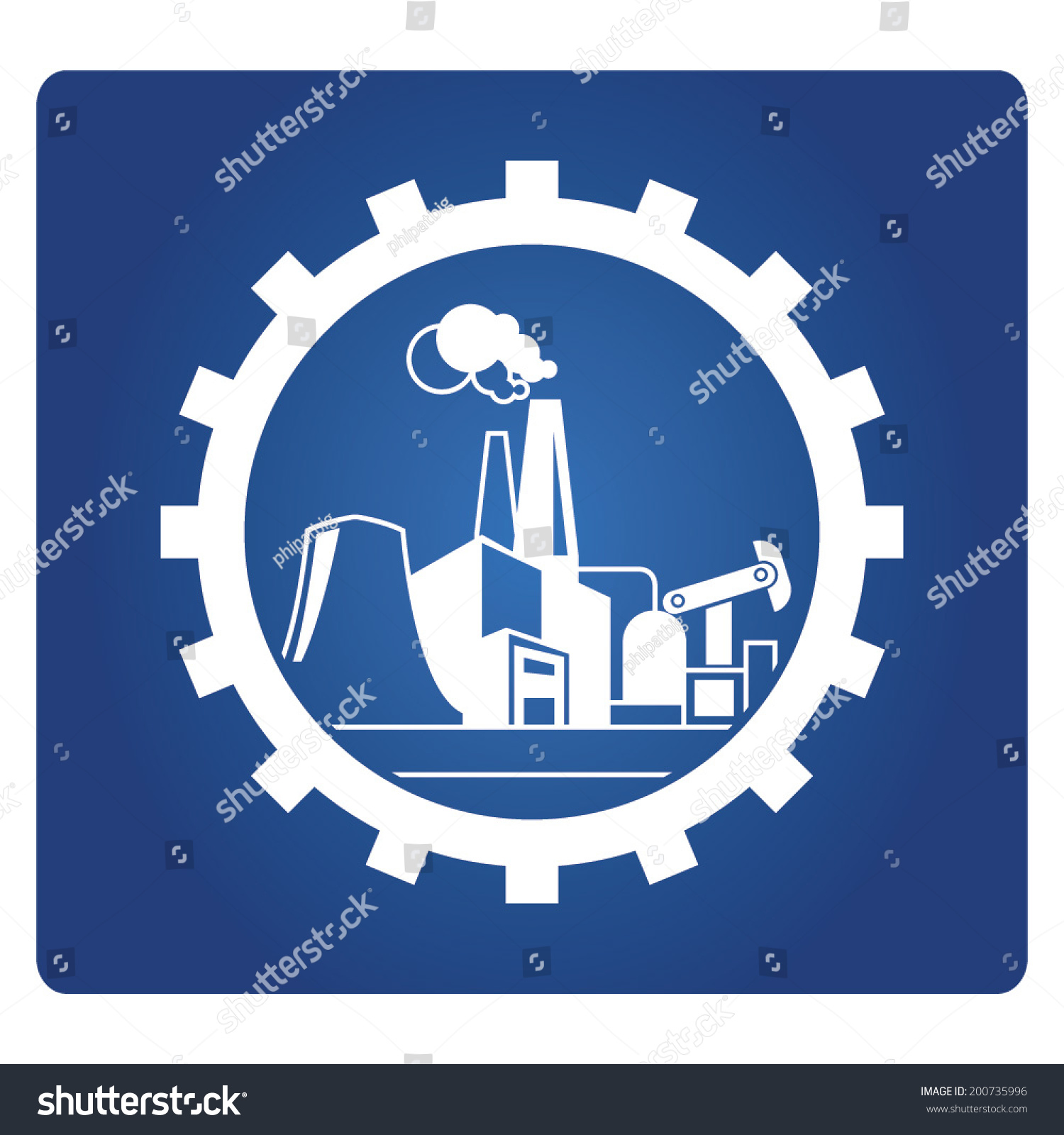 Industry Symbol Stock Vector (Royalty Free) 200735996 | Shutterstock