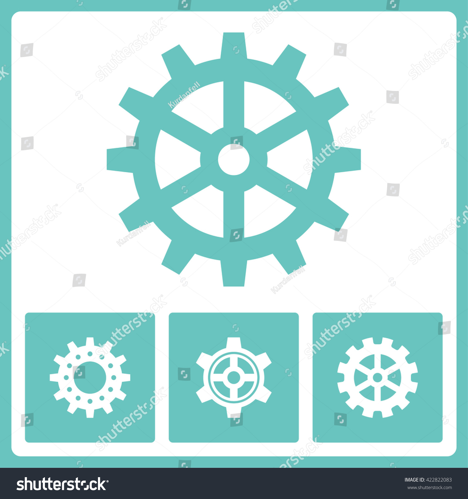 Industry Symbol Vector Graphic Collection Stock Vector (Royalty Free ...