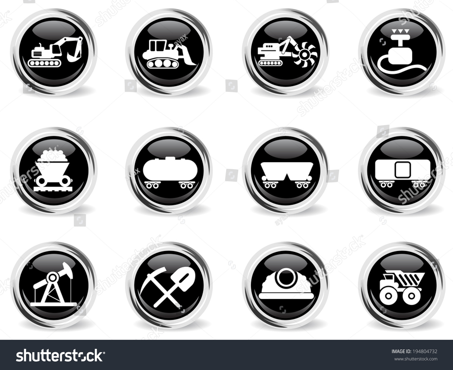 Industry Symbols Stock Vector (Royalty Free) 194804732