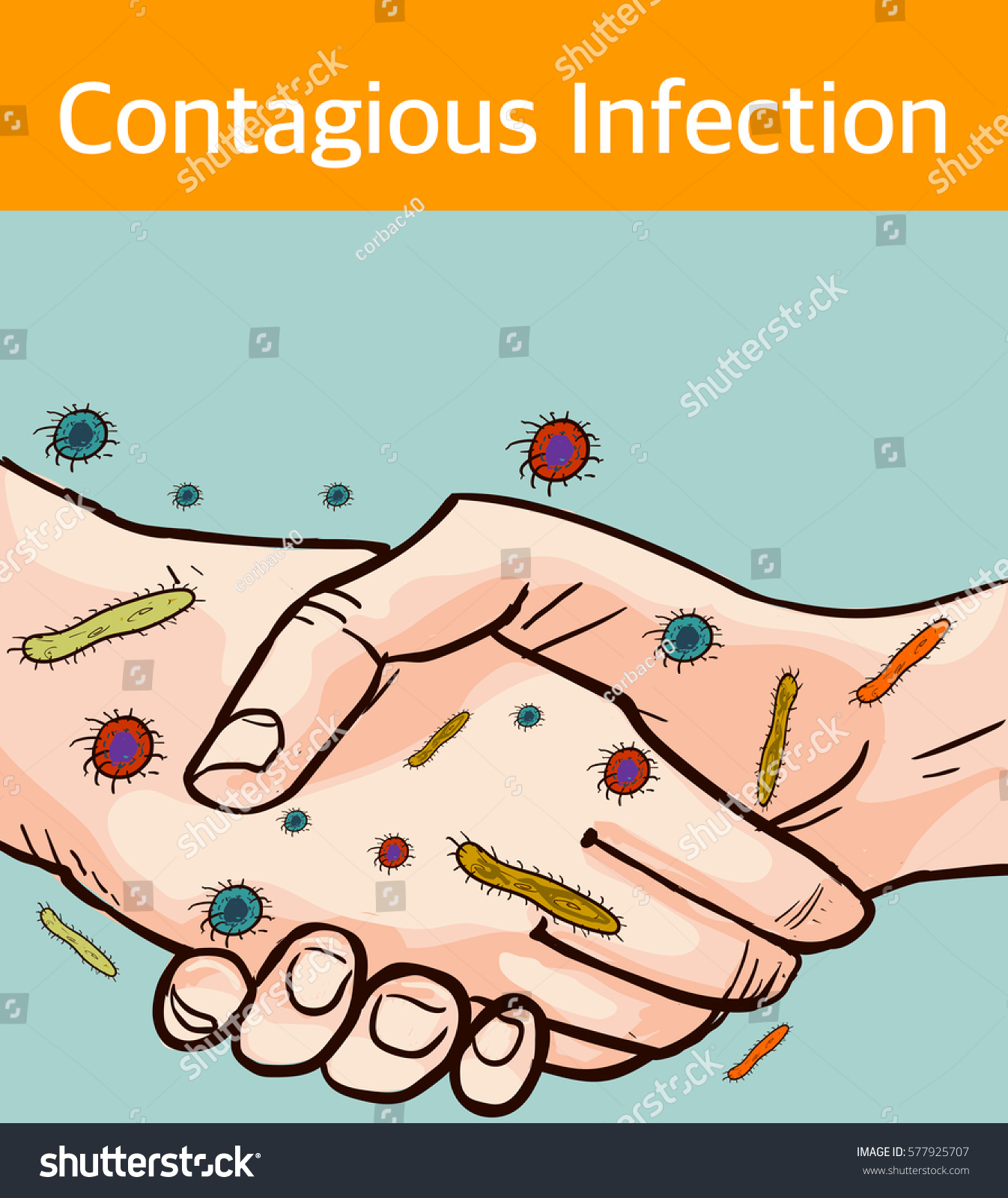 Infectious Diseases Vector Illustration Stock Vector (Royalty Free ...