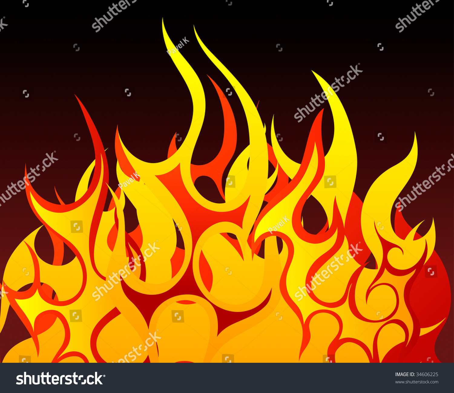 Inferno Fire Vector Background Design Use: เวกเตอร์สต็อก (ปลอดค่า ...
