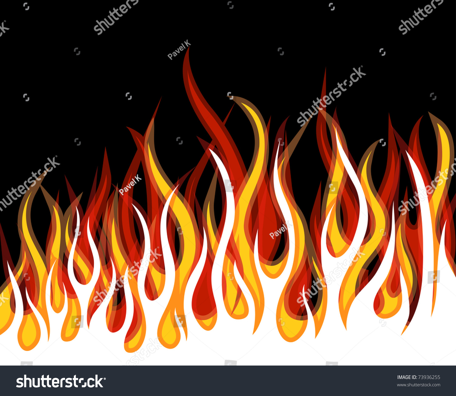 Inferno Fire Vector Background Design Use 스톡 벡터(로열티 프리) 73936255 ...