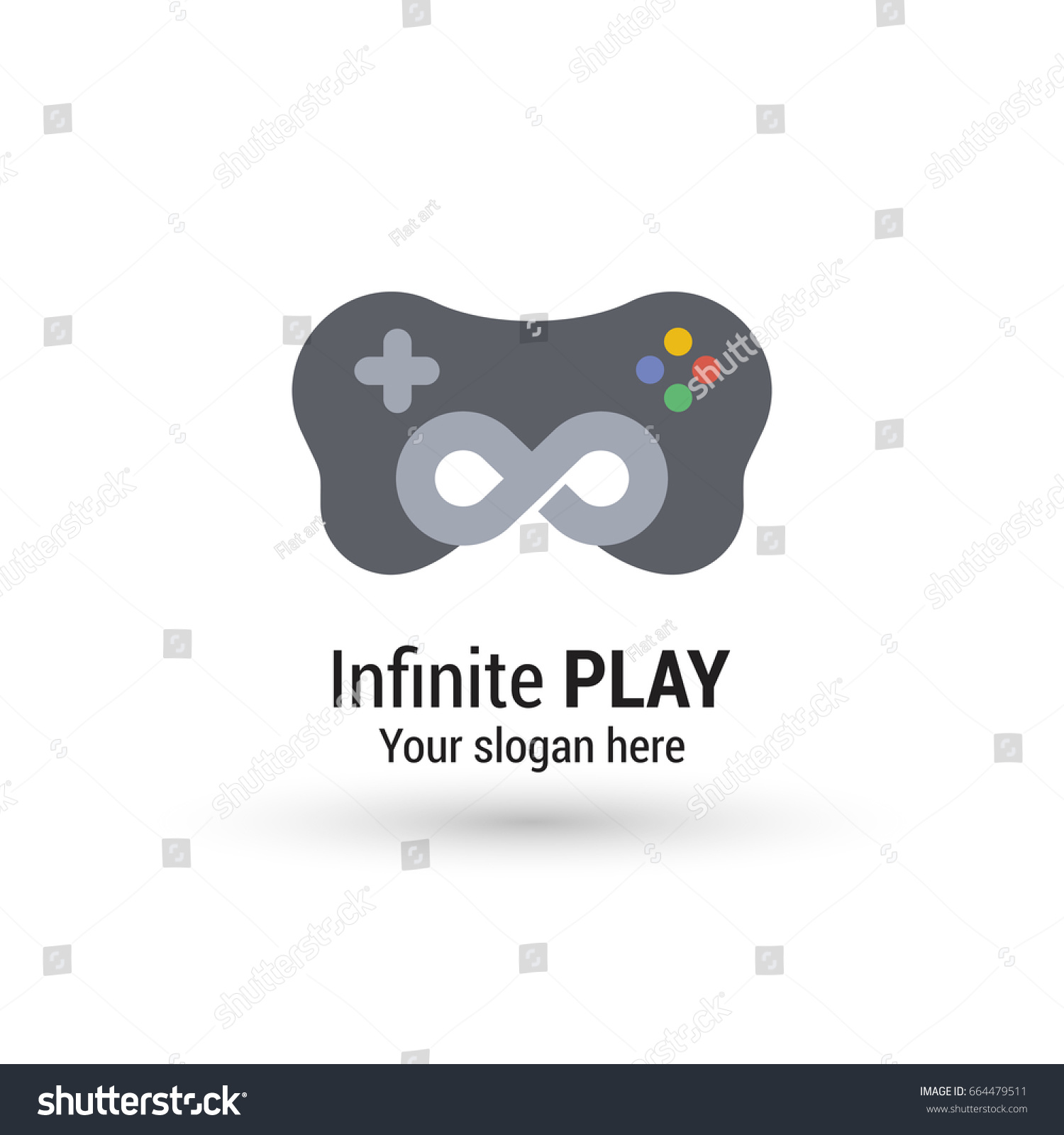 Infinite Play Game Logo: เวกเตอร์สต็อก (ปลอดค่าลิขสิทธิ์) 664479511 ...