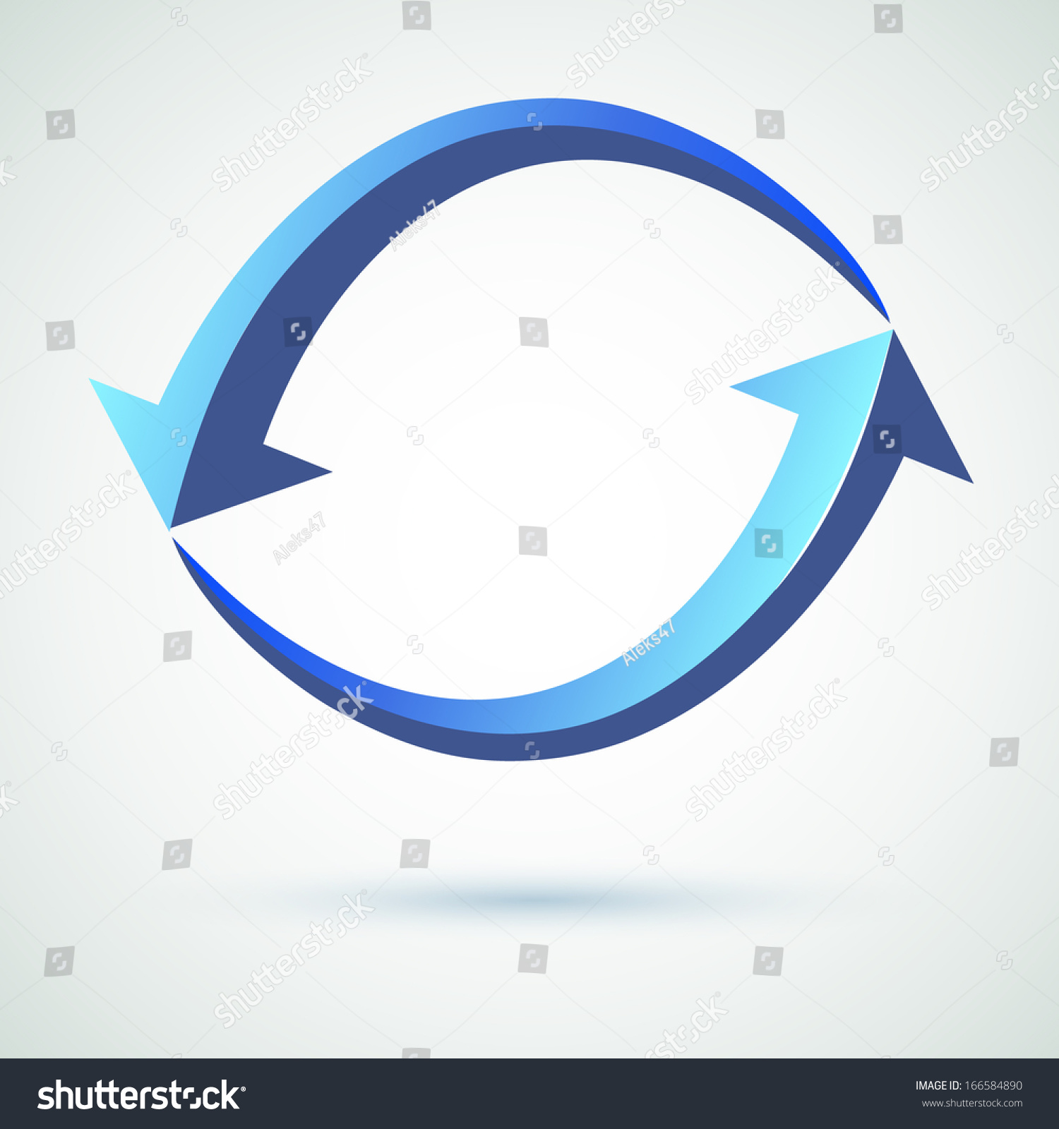 Infinity Arrow Vector Illustration Symbol Stock Vector (Royalty Free ...