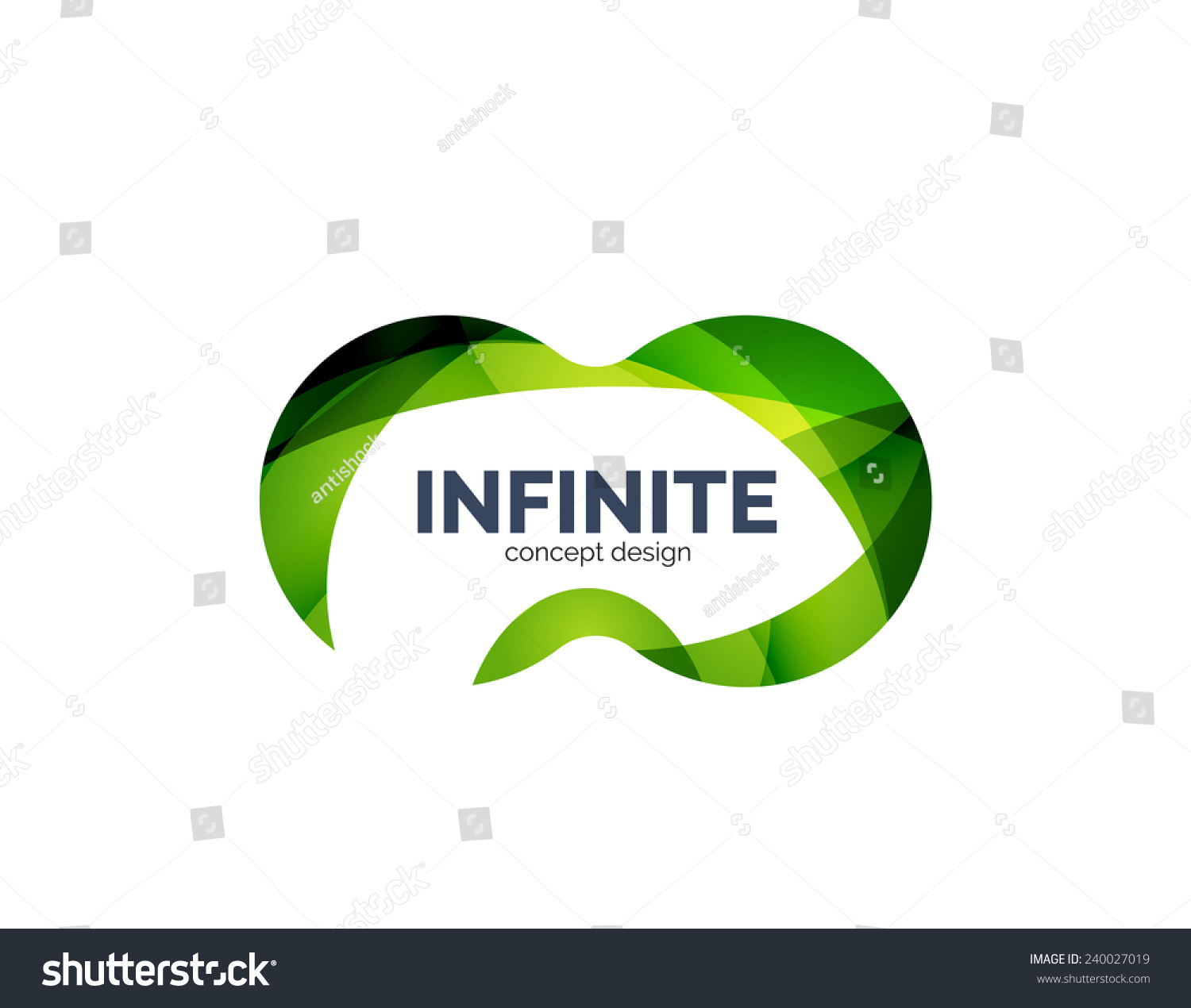 Infinity Business Logo Concept Cycle Loop Stock Vector (Royalty Free ...