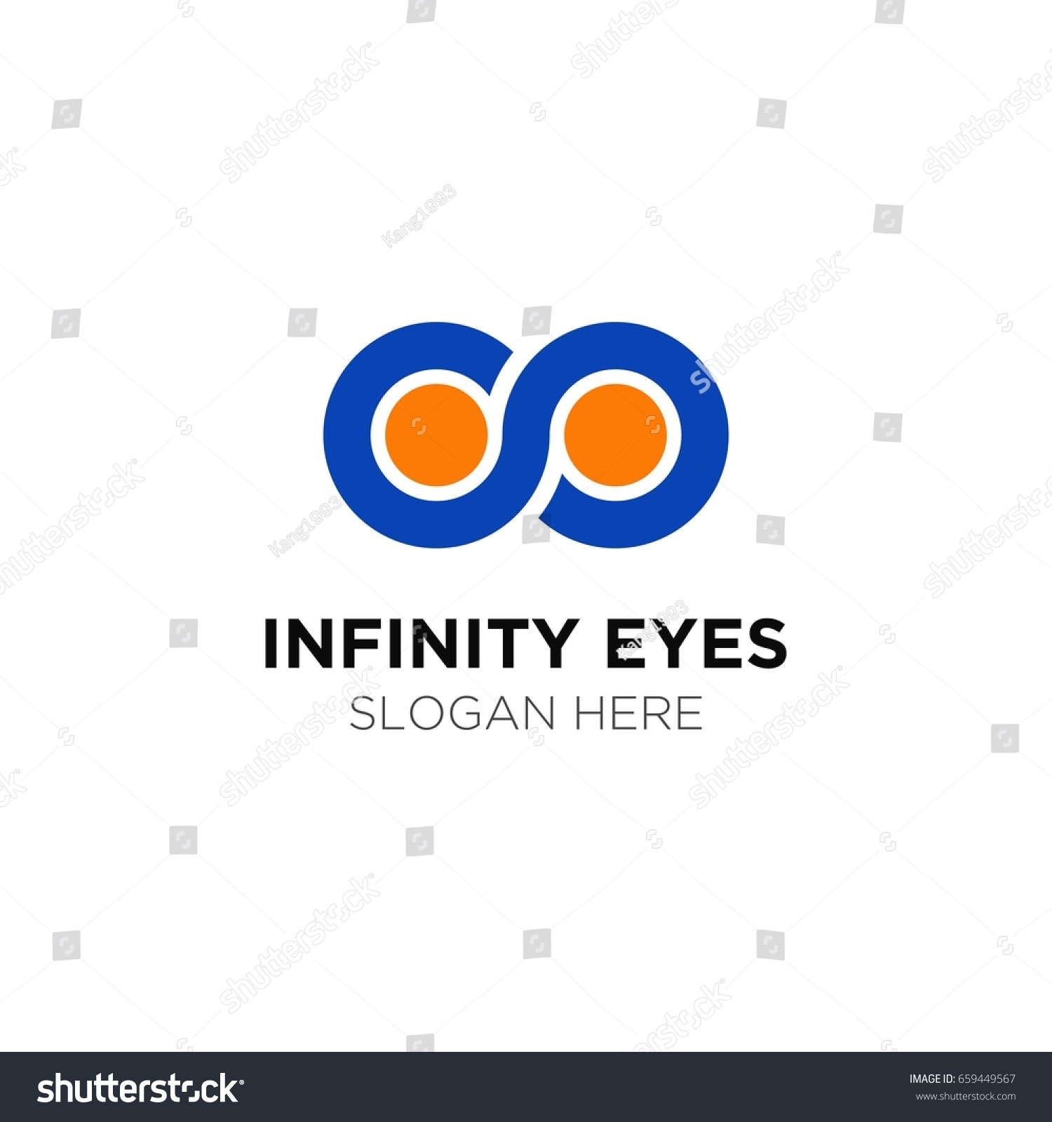 Infinity Eyes Logo Vector Illustration: Vector có sẵn (miễn phí bản ...