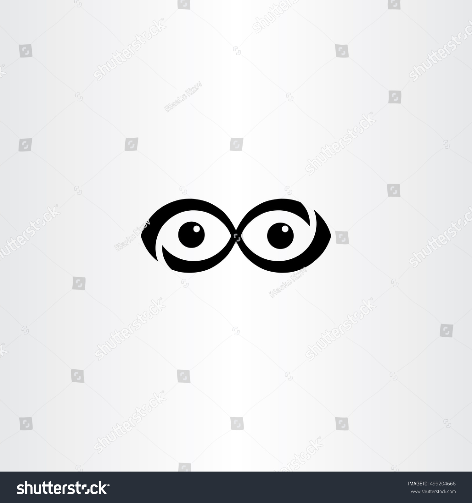 Infinity Eyes Vector Icon Symbol: เวกเตอร์สต็อก (ปลอดค่าลิขสิทธิ์ ...