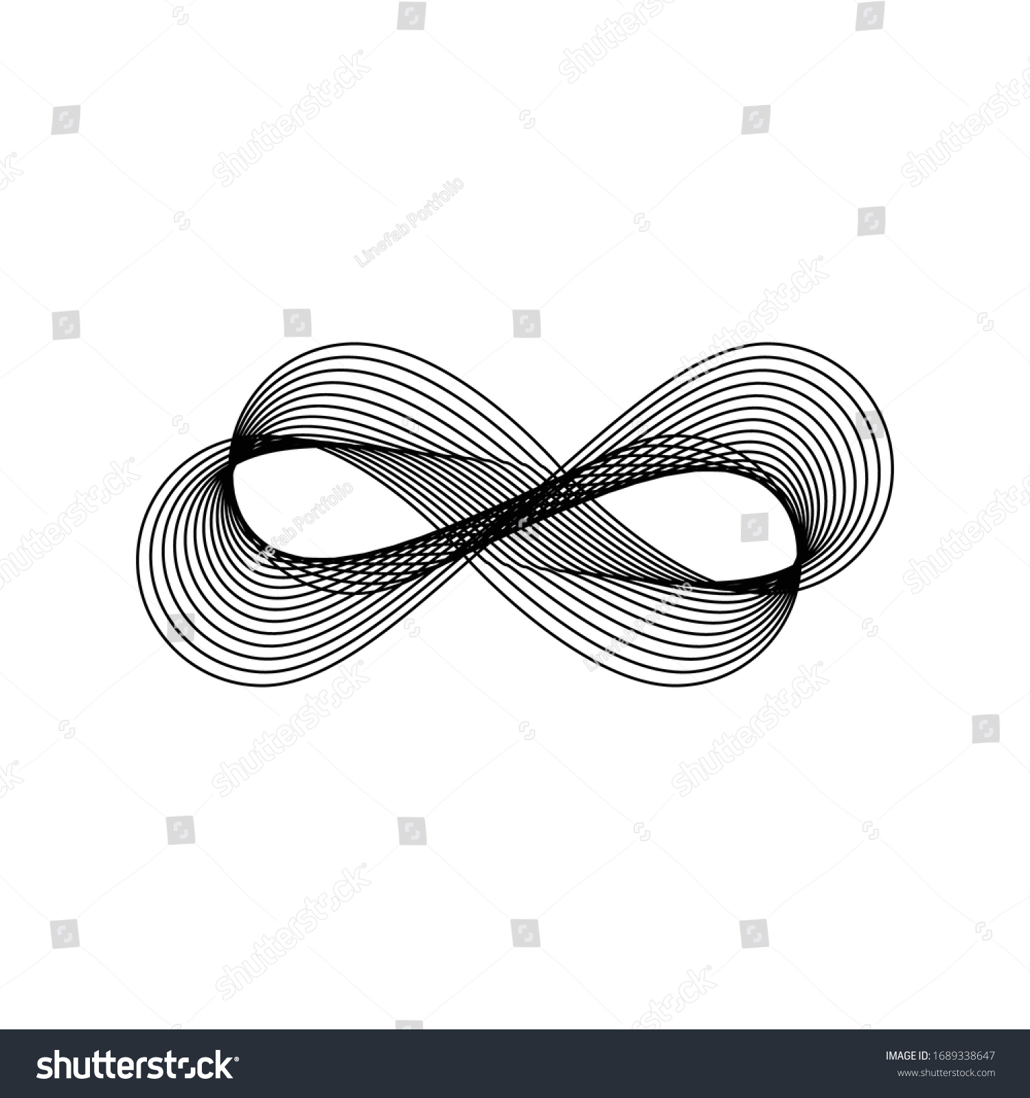 Infinity Icon Graphic Design Projects Stock Vector (Royalty Free ...