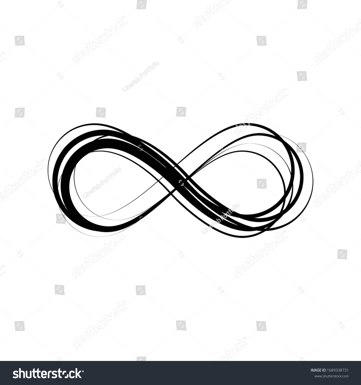 Infinity Icon Graphic Design Projects Stock Vector (Royalty Free ...