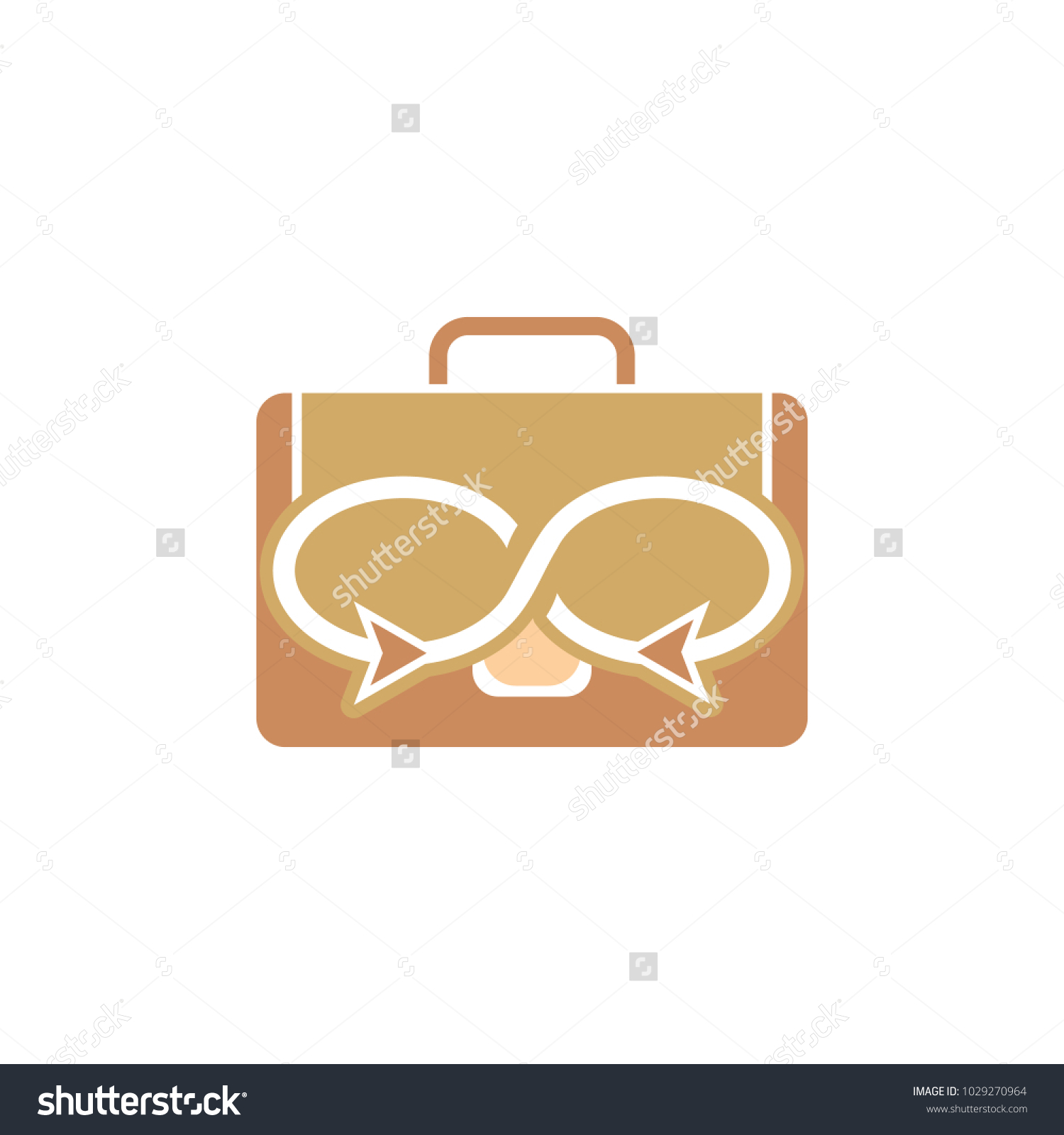 Infinity Job Logo Icon Design Stock Vector (Royalty Free) 1029270964 ...