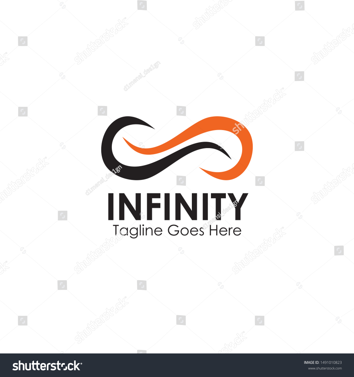 Infinity Logo Design Inspiration Vector Illustration Stock Vector ...