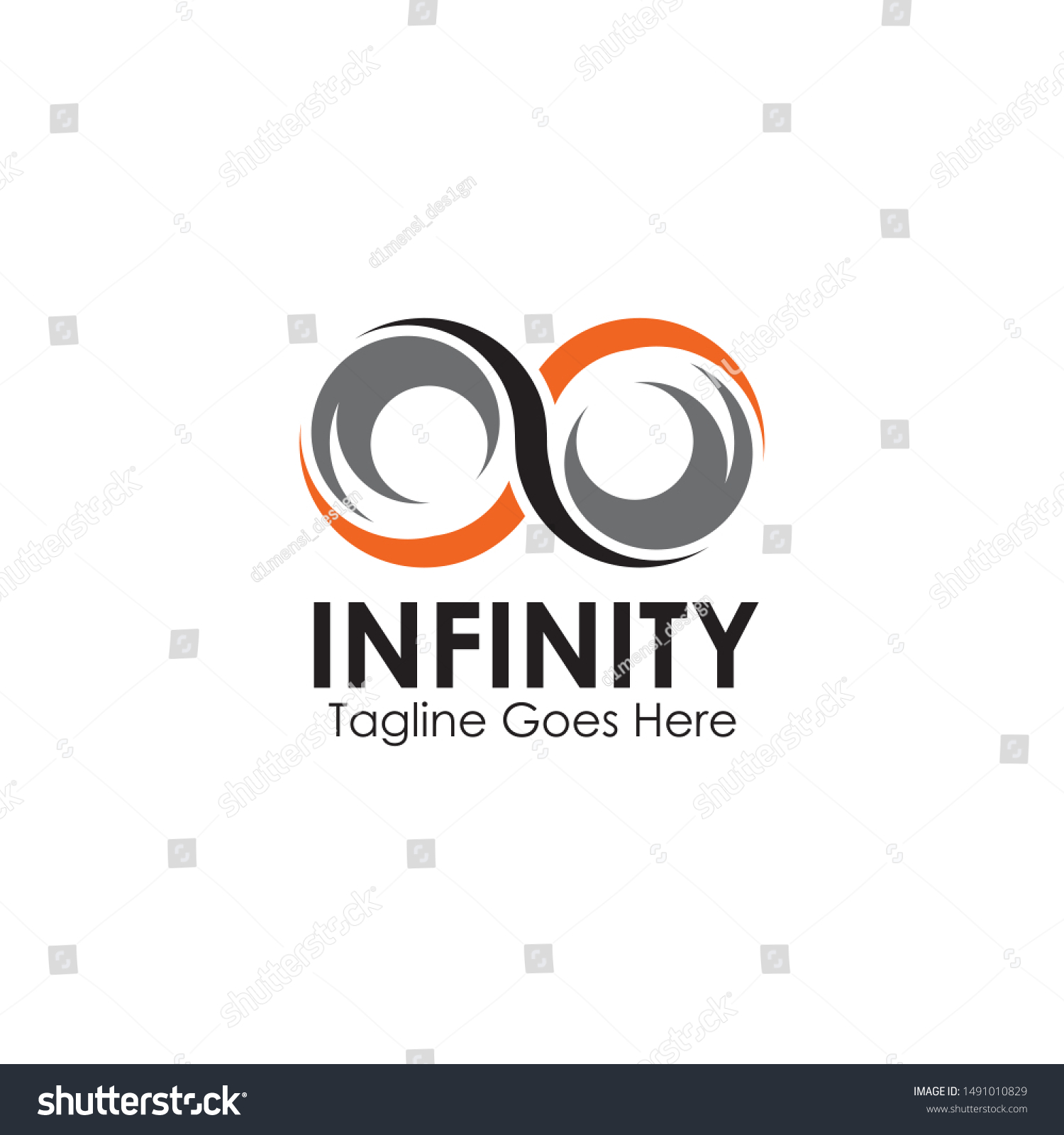 Infinity Logo Design Inspiration Vector Illustration Stock Vector ...