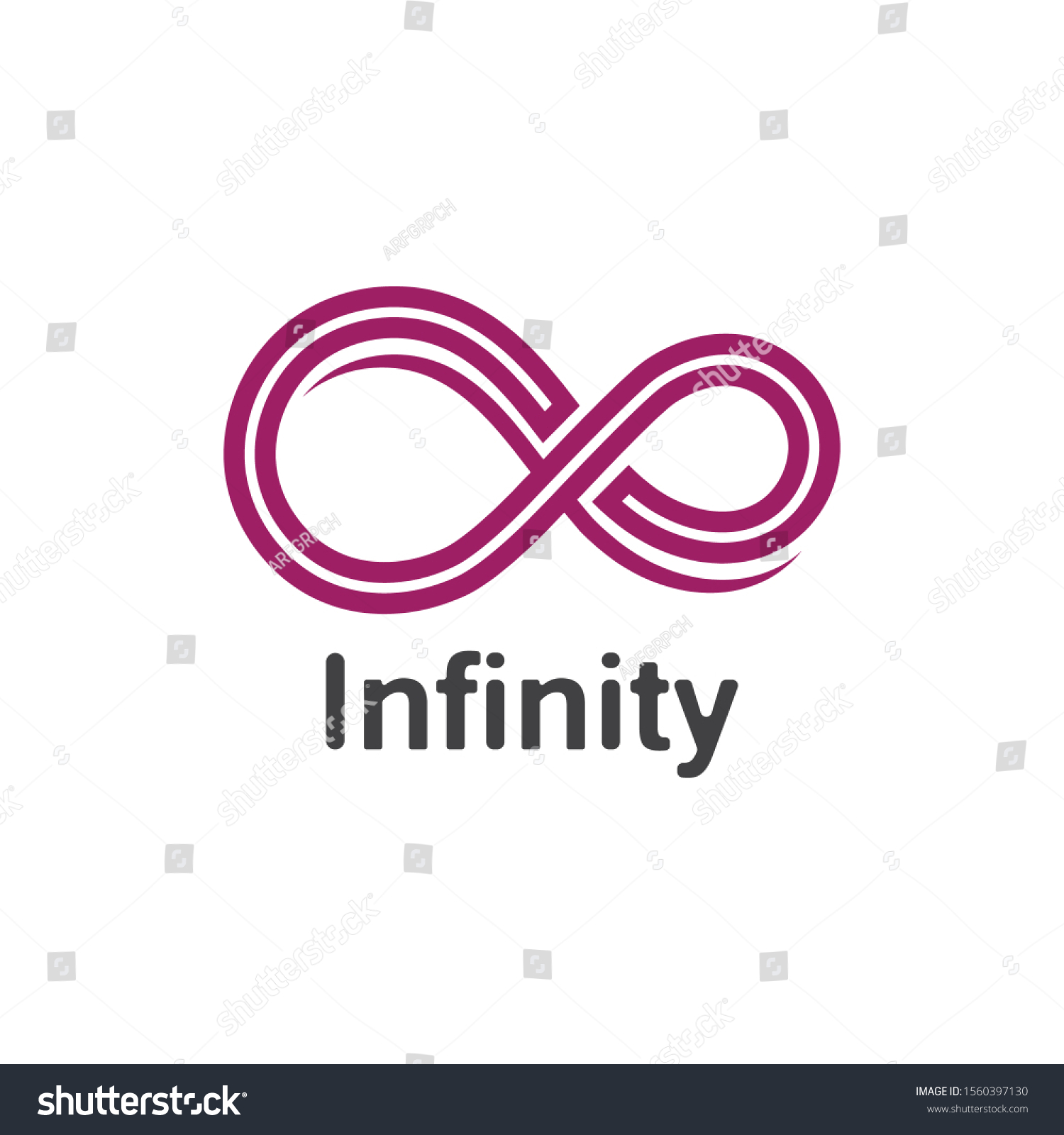 Infinity Logo Design Inspiration Vector Illustration: vector de stock ...